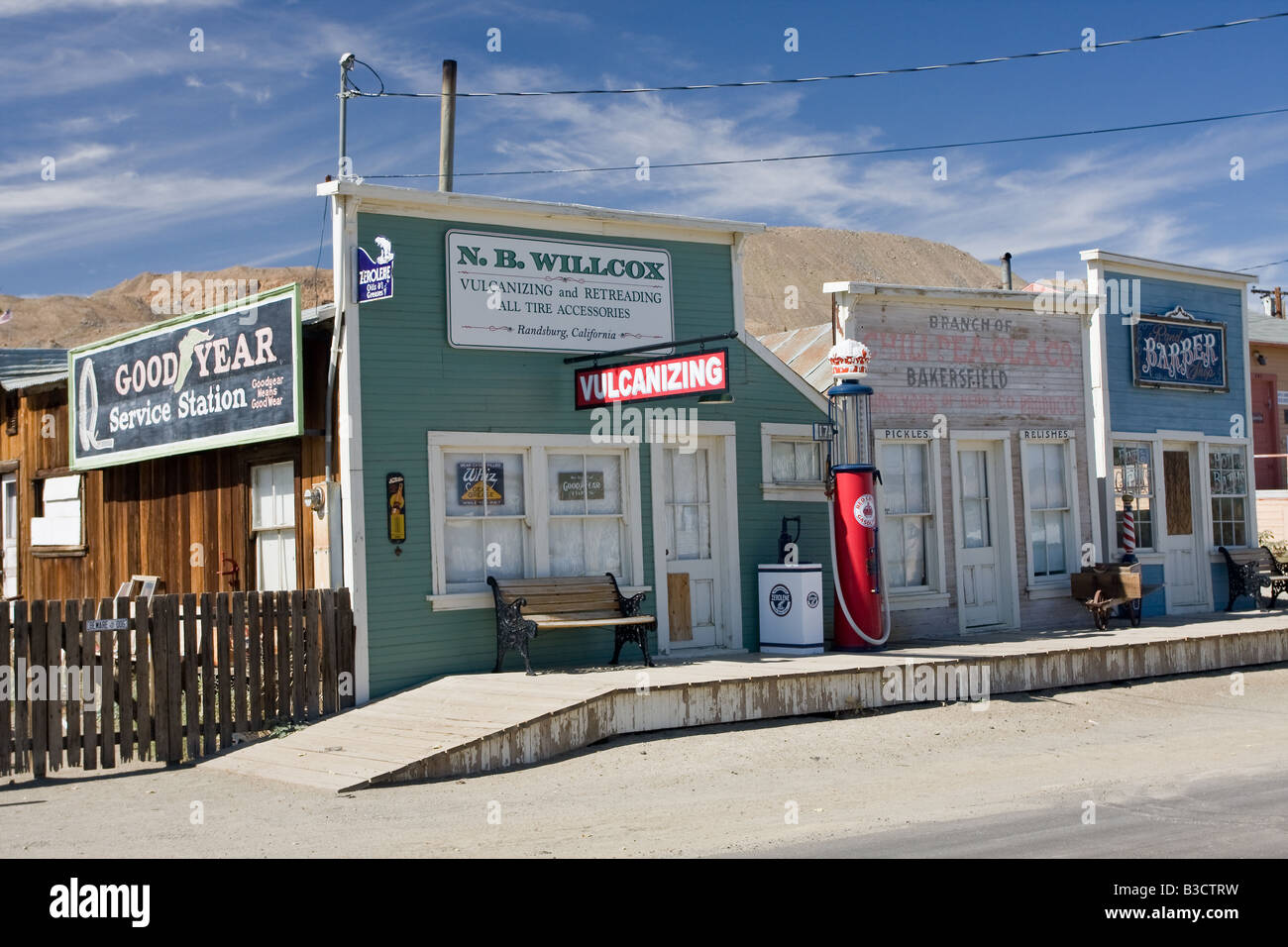 Old mining town of Randsburg California Stock Photo - Alamy