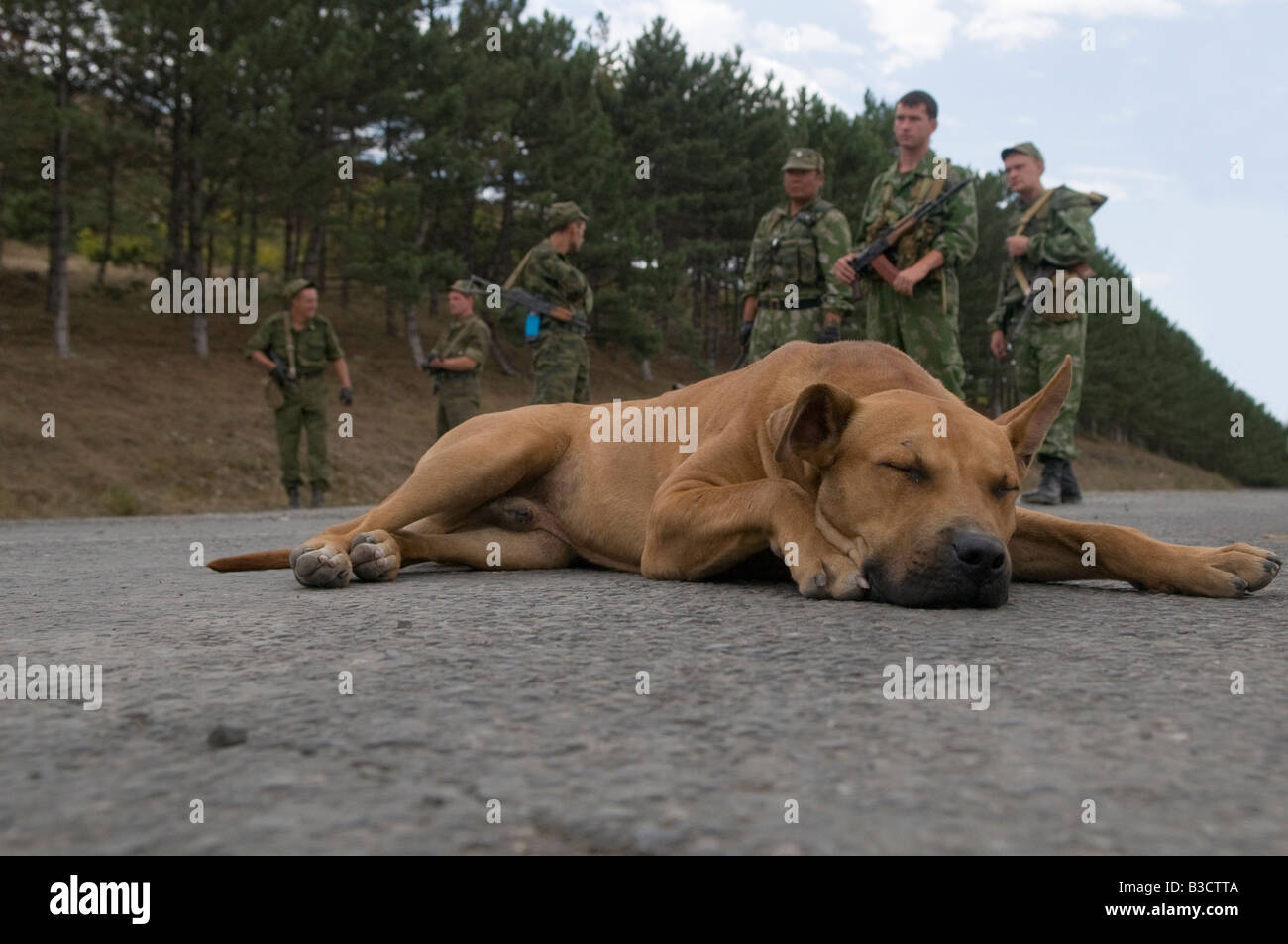 Georgian troops conflict 2008 hi-res stock photography and images - Alamy