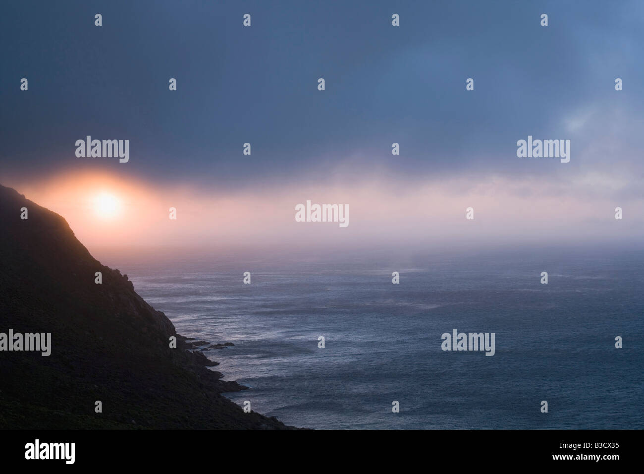 South Africa, Cape of good Hope, sunset Stock Photo - Alamy