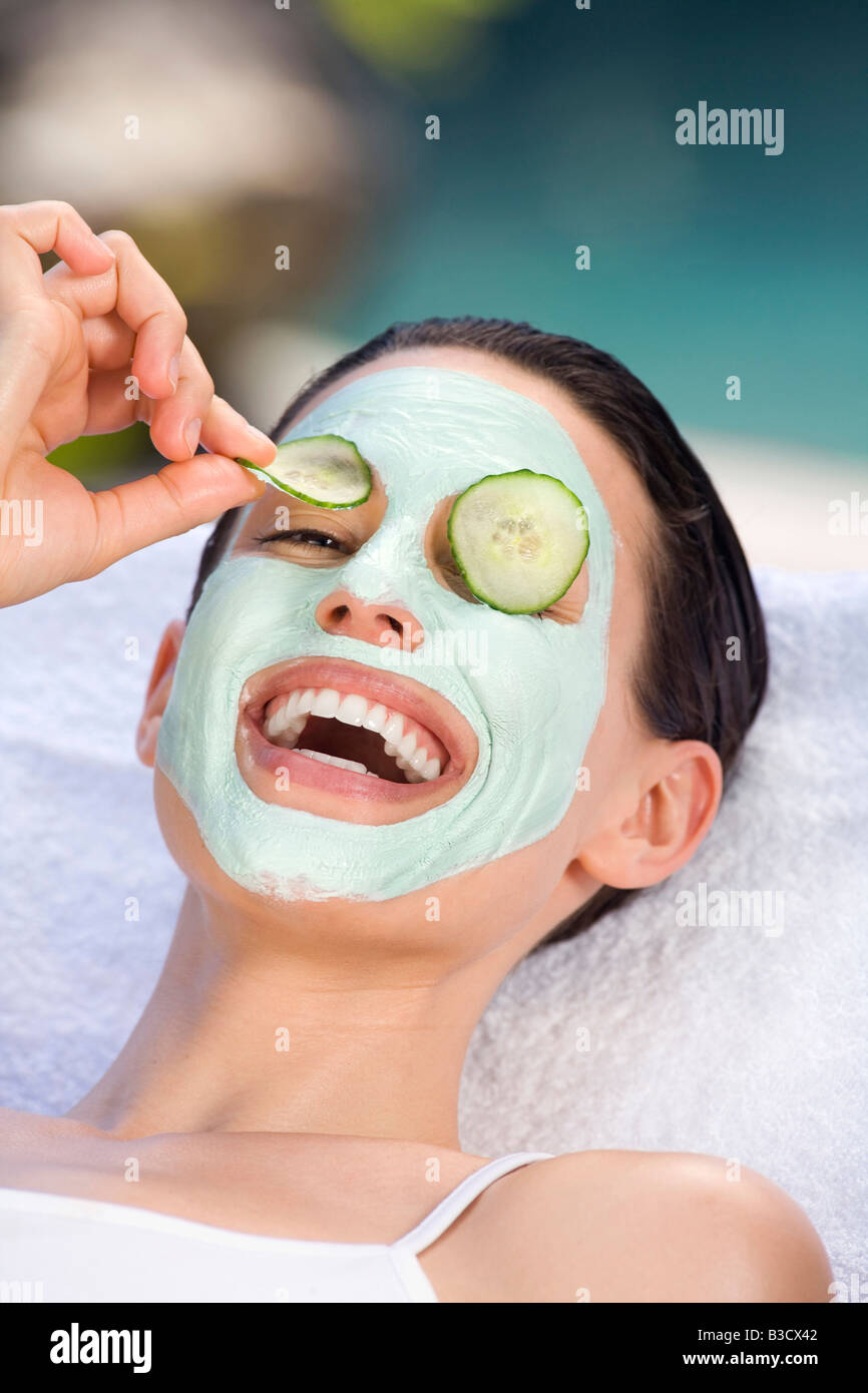 Masks of cucumbers hi-res stock photography and images - Alamy