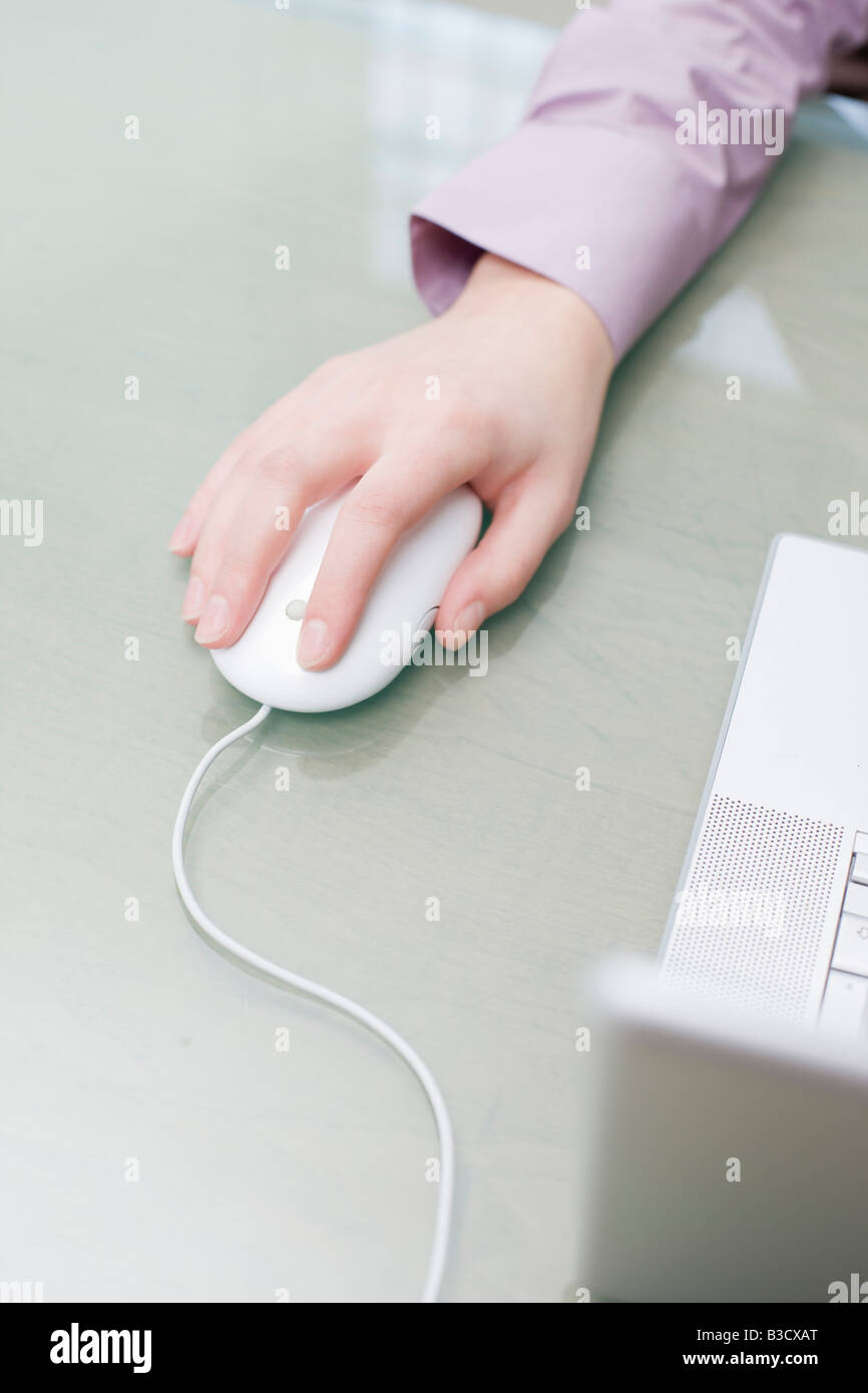 Computer mice and hands hi-res stock photography and images - Alamy