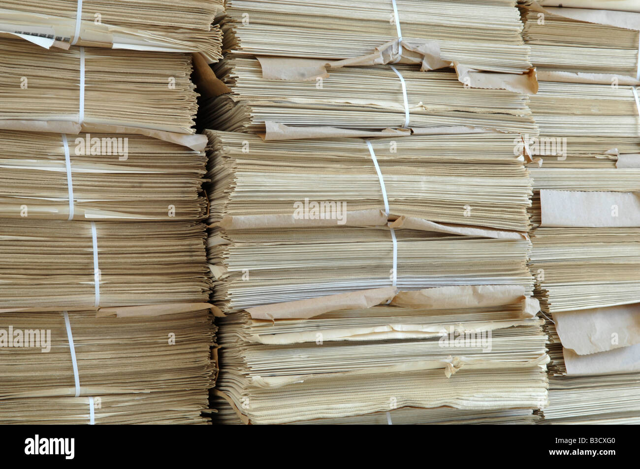 Stacks of paper, close up Stock Photo - Alamy