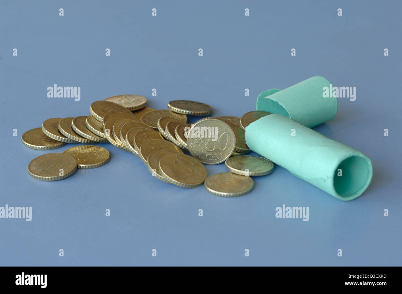 50 cent rolls hi-res stock photography and images - Alamy