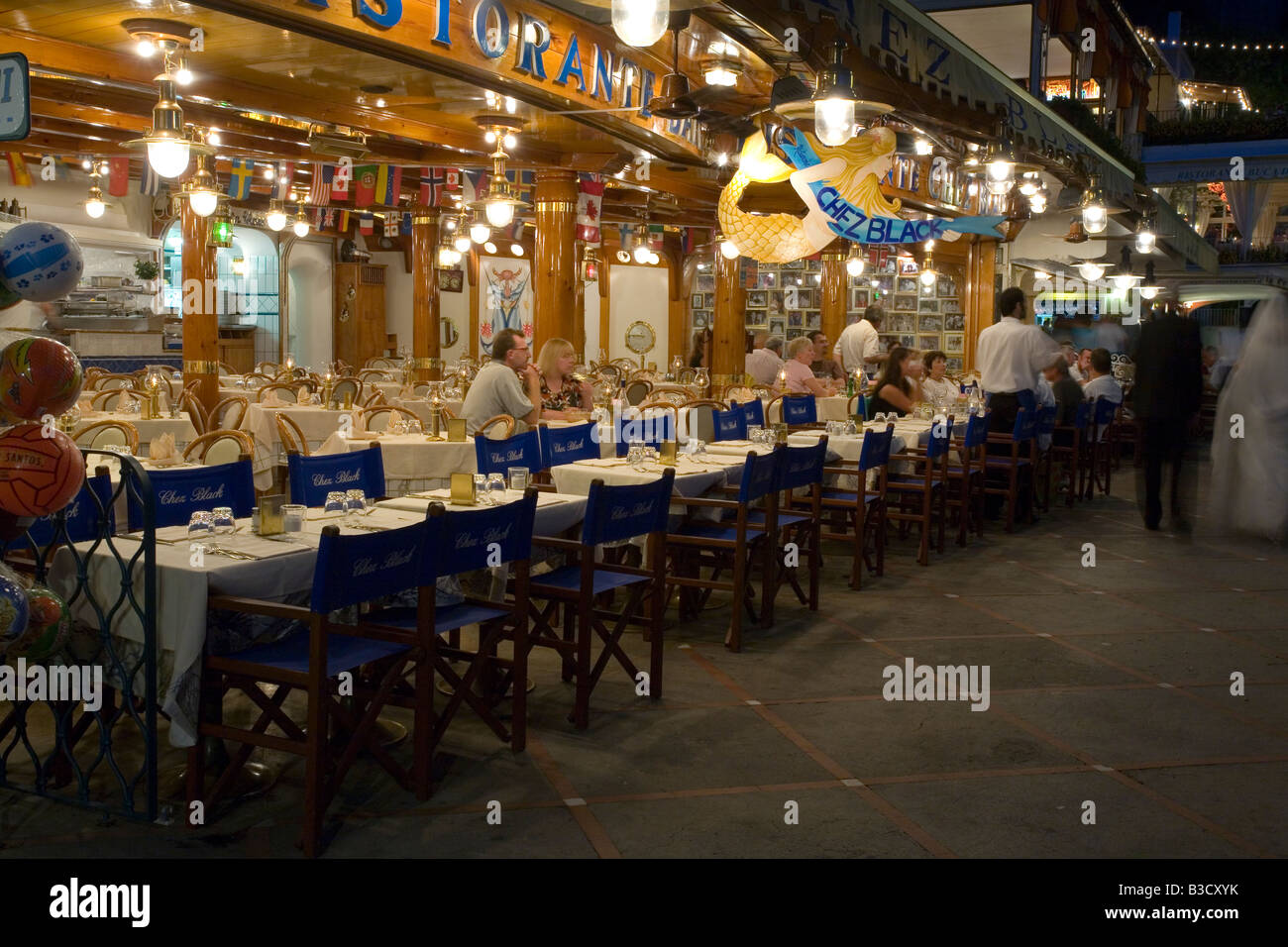 A restaurant along the waterfront in Capri Italy Stock Photo - Alamy