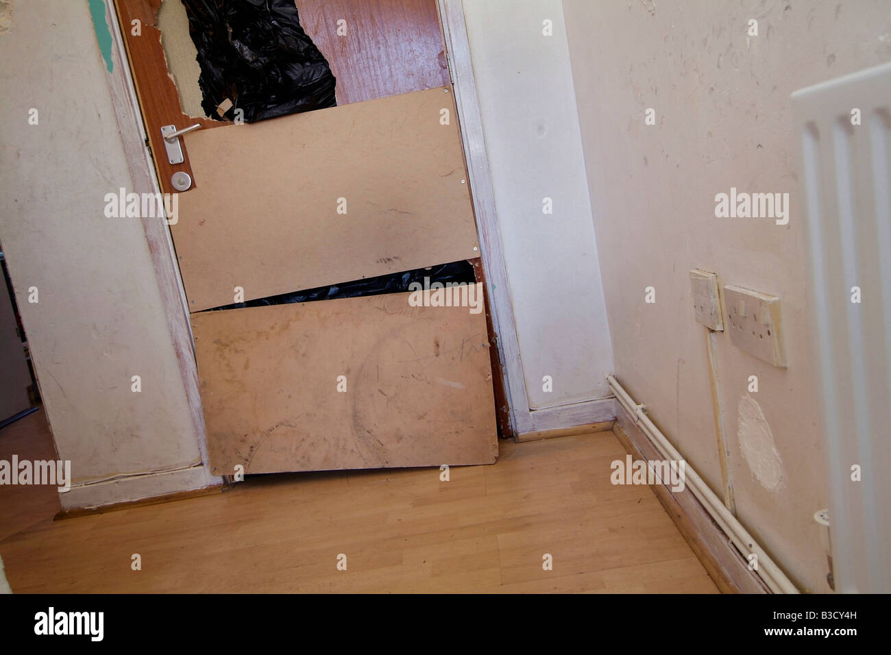 Squalid social housing in Tower Hamlets London England Stock Photo - Alamy