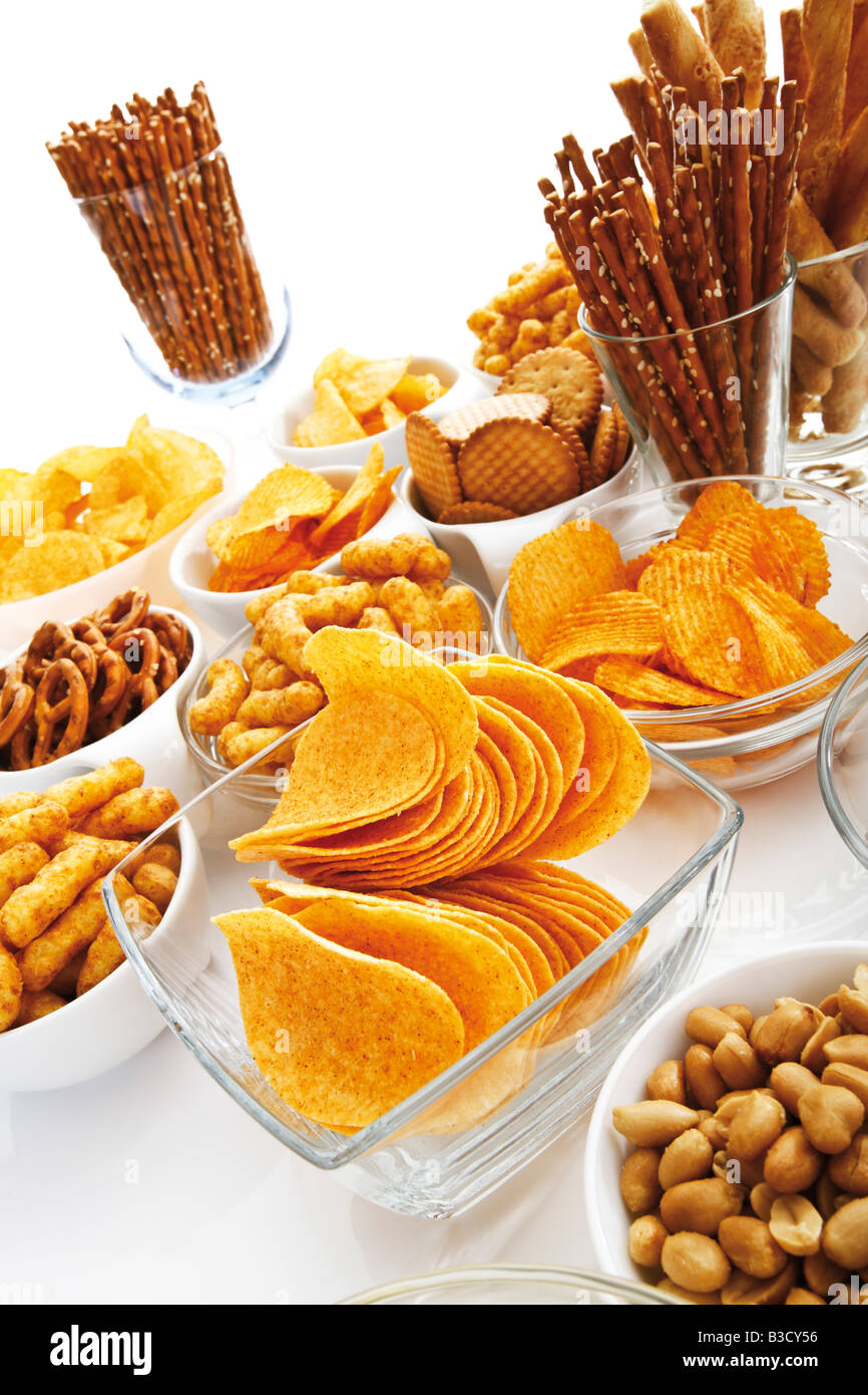 Assorted snacks hi-res stock photography and images - Alamy