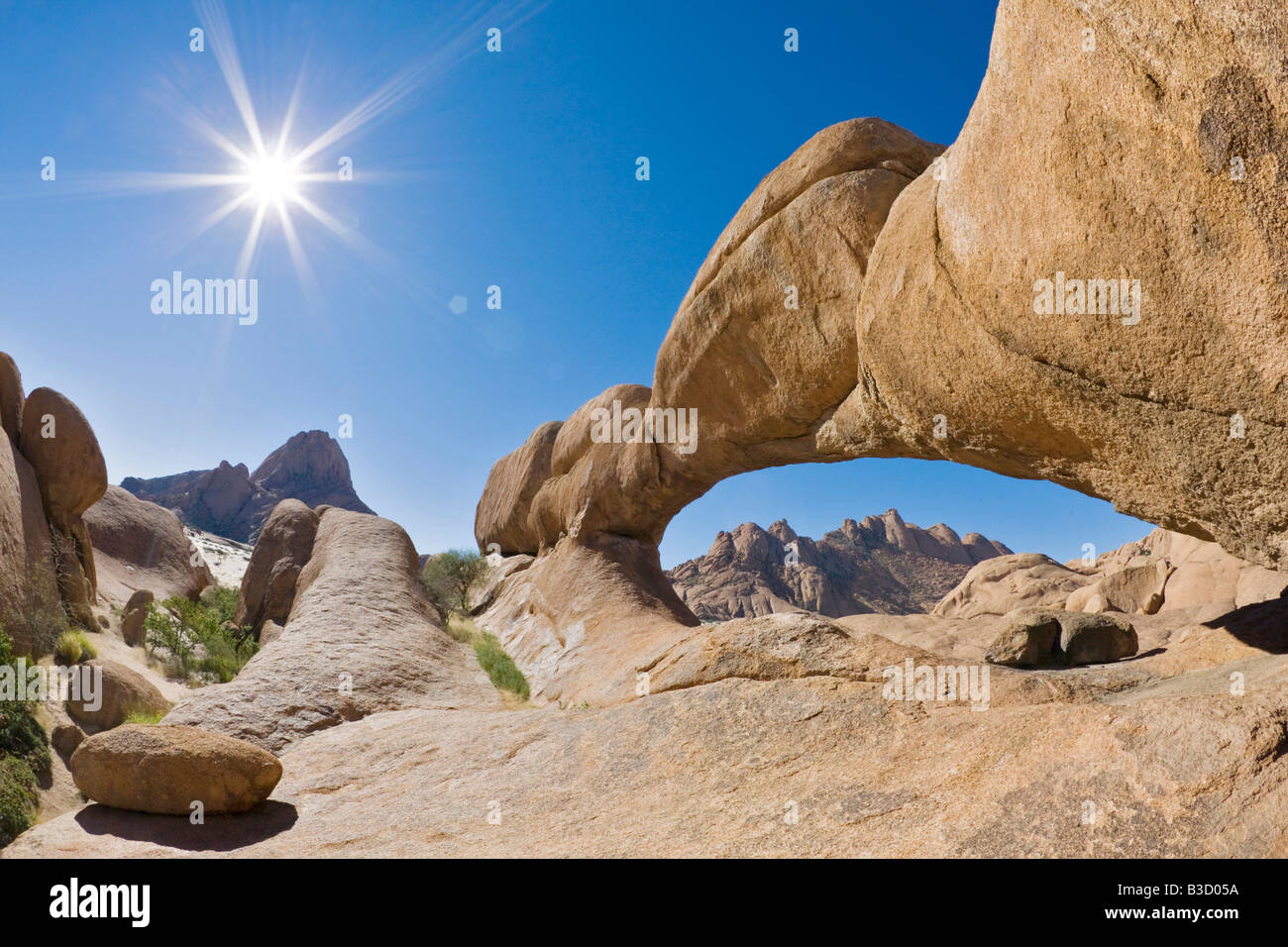 Africa, Namibia, Natural Arch at Spitzkoppe Stock Photo - Alamy