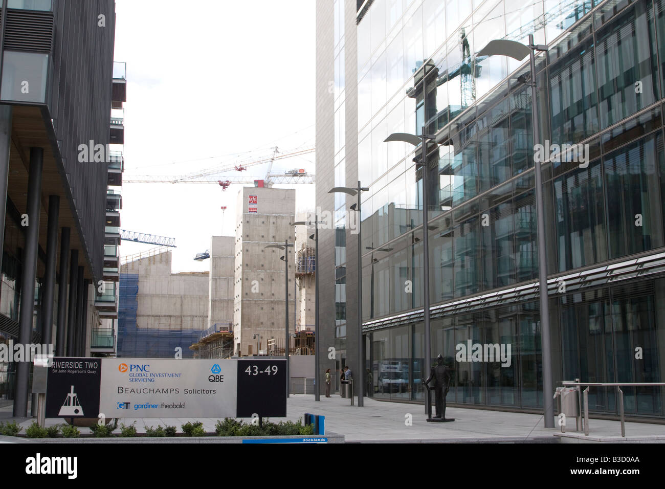 riverside 2 area Dublin City Centre Ireland Irish Republic EIRE Stock ...