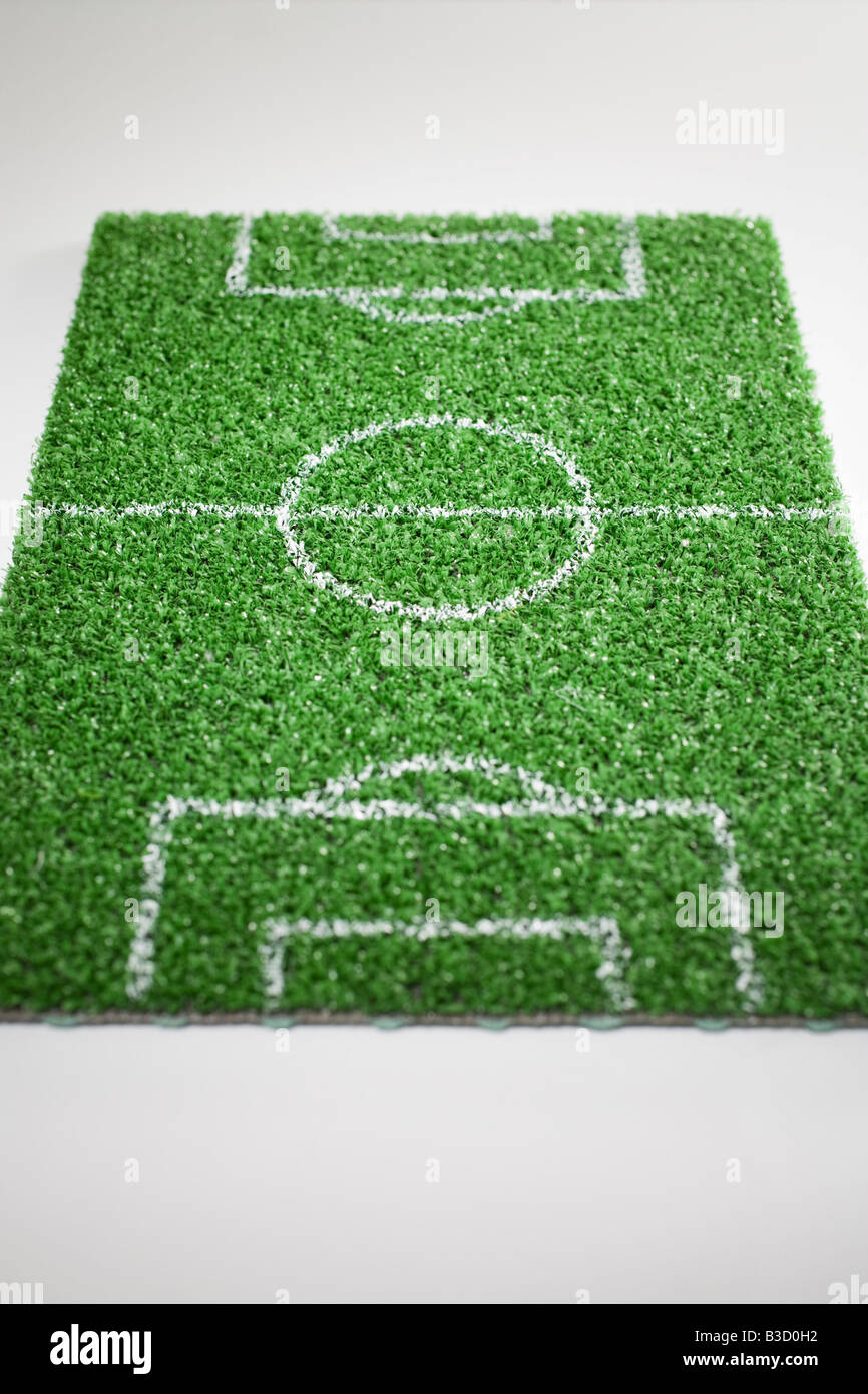 Toy soccer field Stock Photo - Alamy