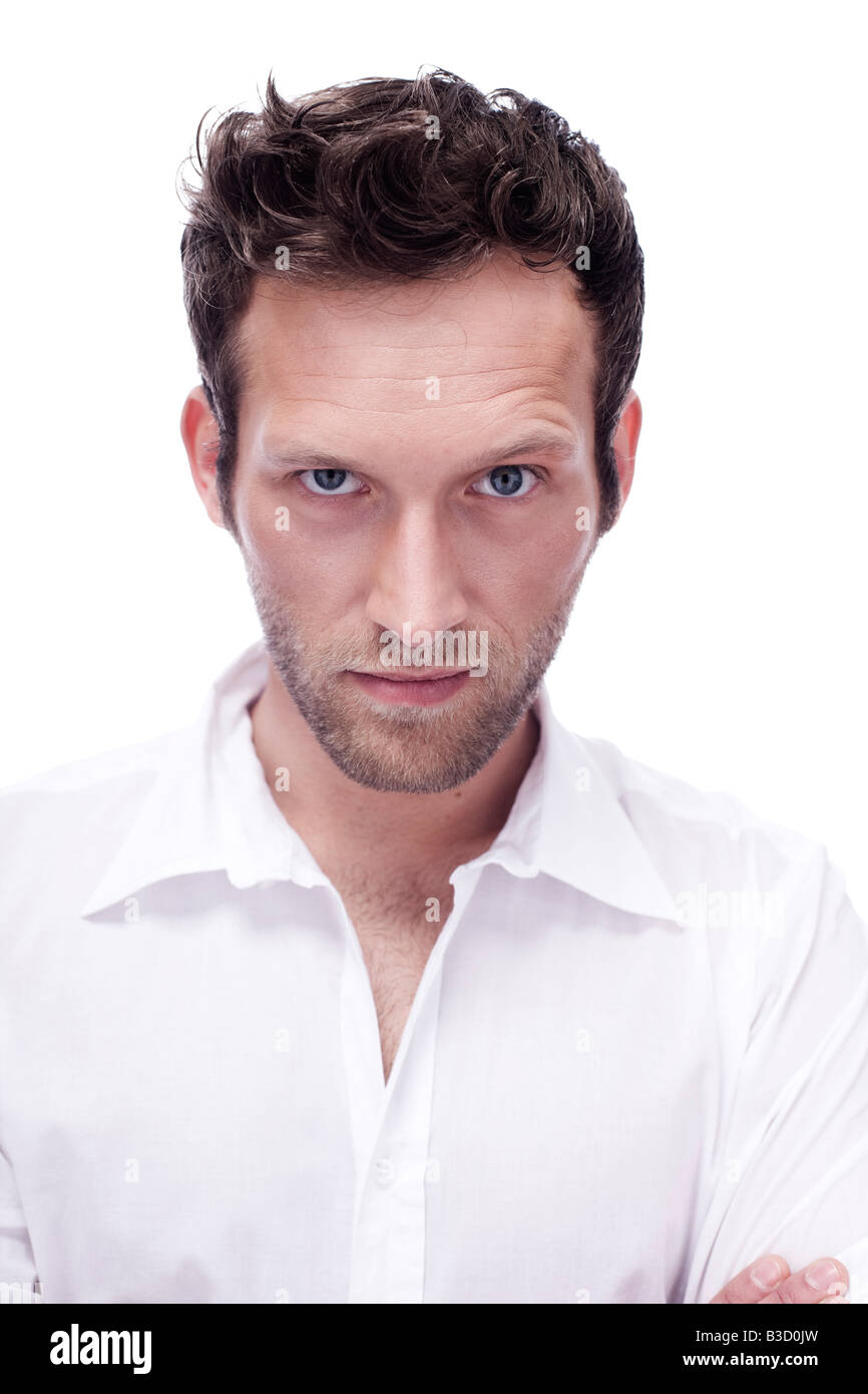 Portrait of a man, close-up Stock Photo - Alamy