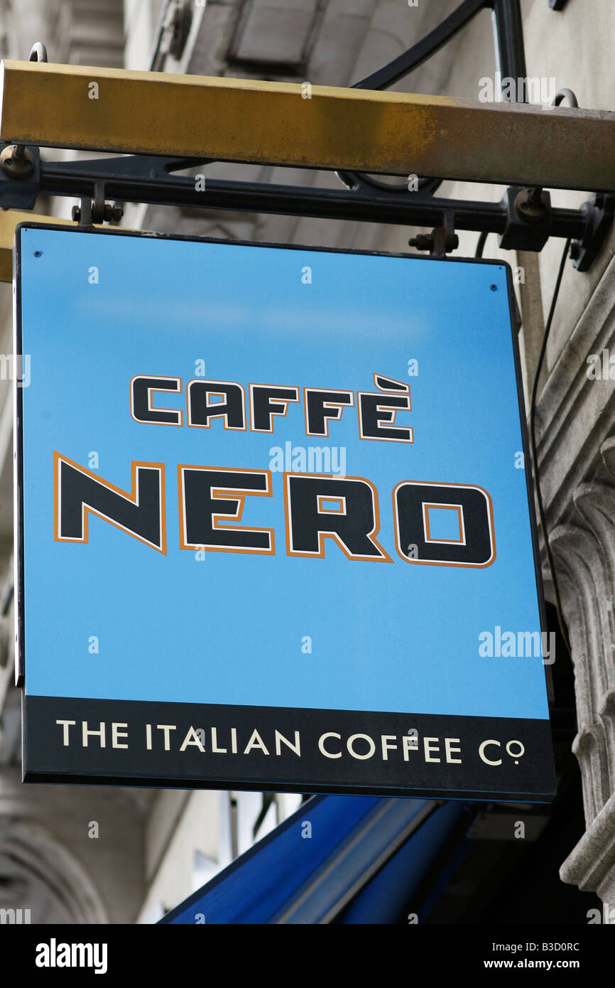 Caffe Nero sign Stock Photo - Alamy