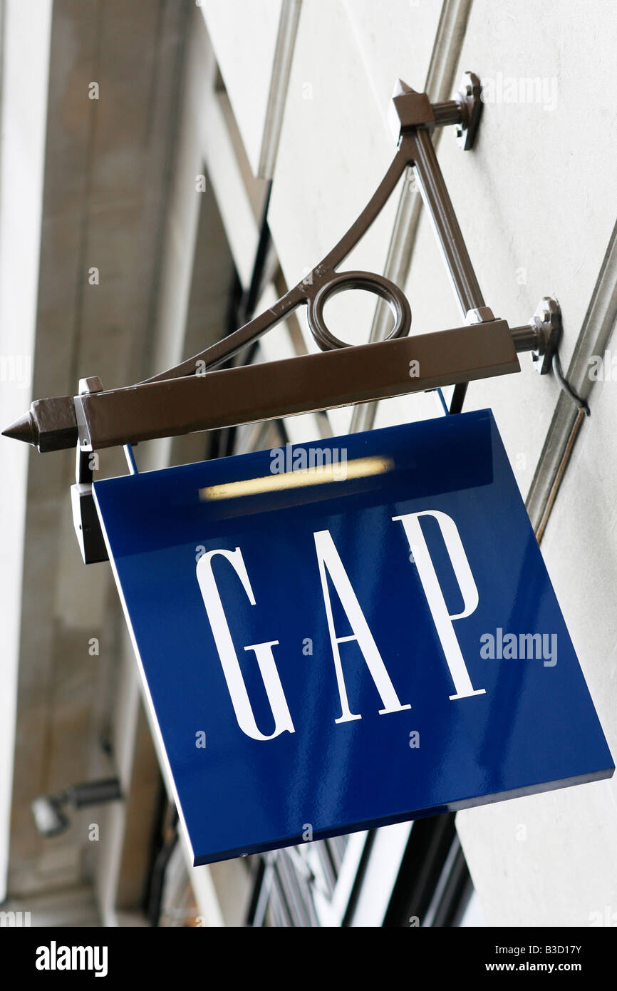 GAP shop sign Stock Photo - Alamy