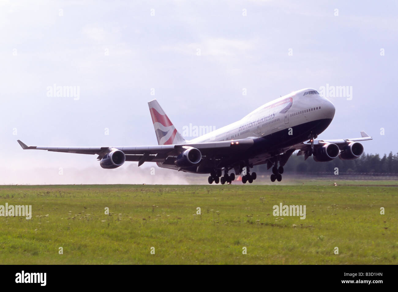 Boeing 747 operated by British Airways taking off Stock Photo - Alamy