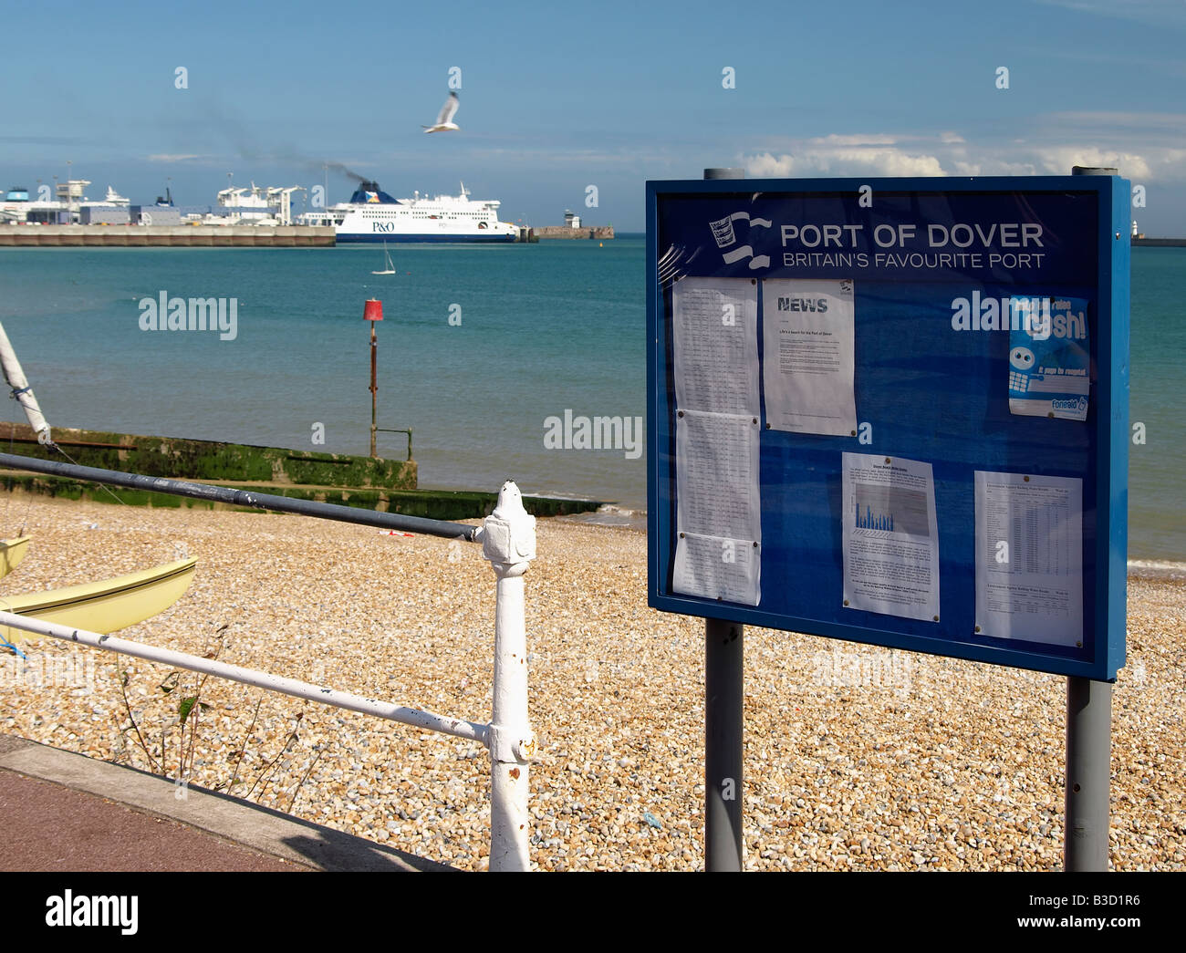 Port of Dover Sign Stock Photo - Alamy