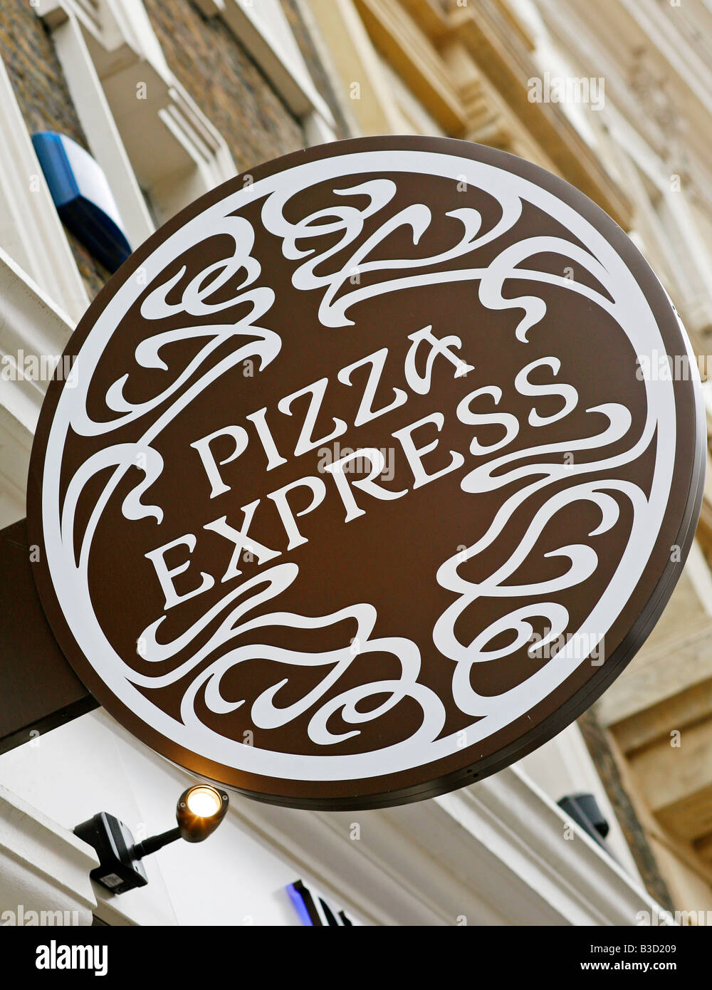 Pizza express restaurant sign Stock Photo - Alamy