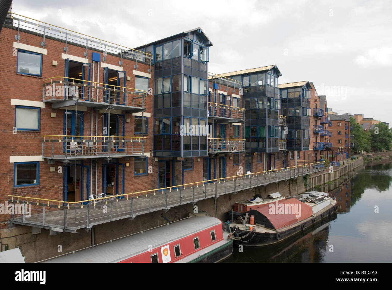 River Aire, Leeds City Centre Stock Photo - Alamy