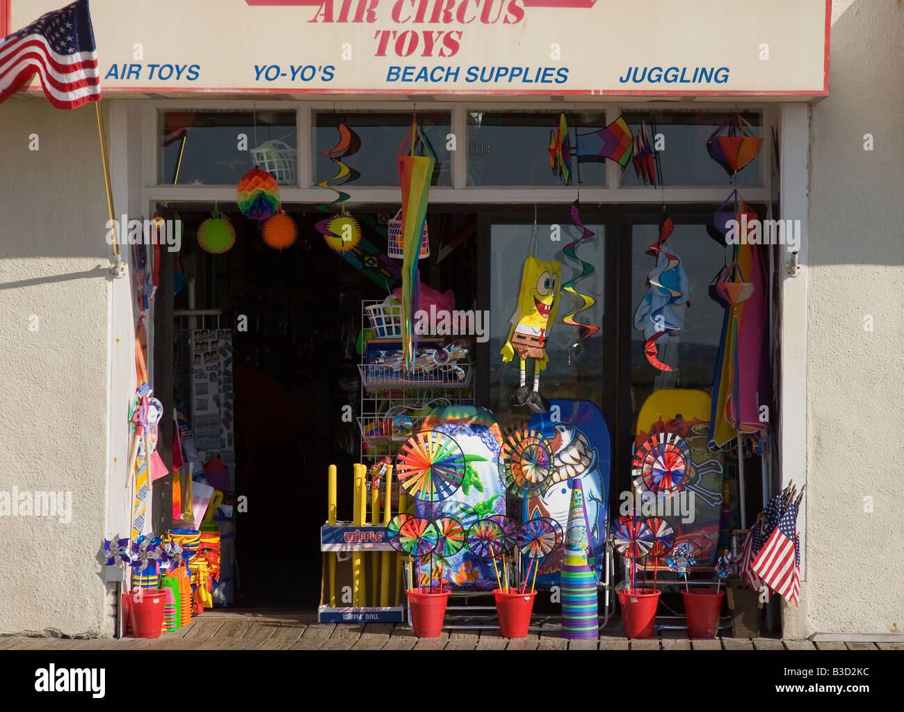 Small store selling toys Stock Photo - Alamy