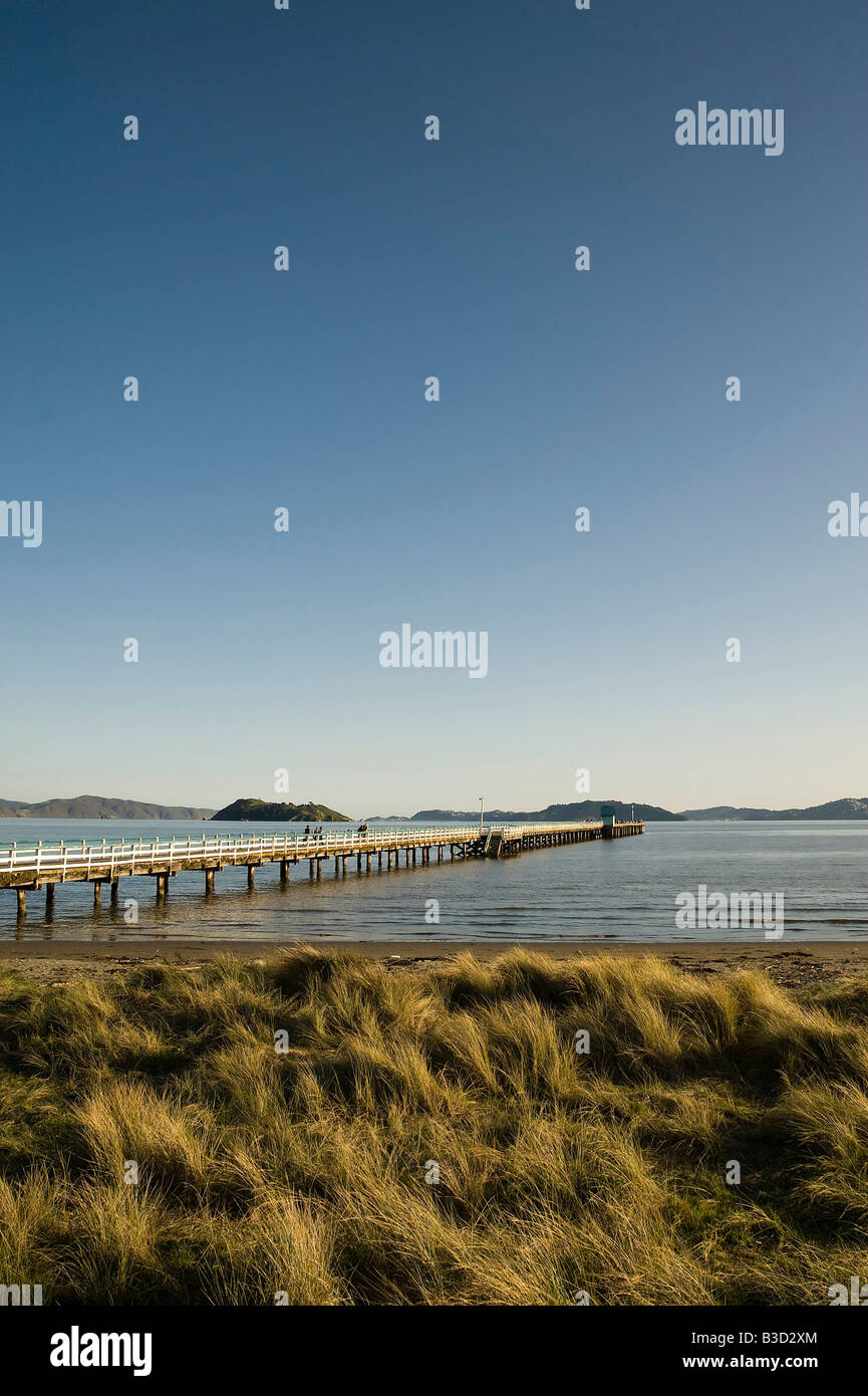 Petone Wharf Wellington New zealand looking across to Wellington City ...