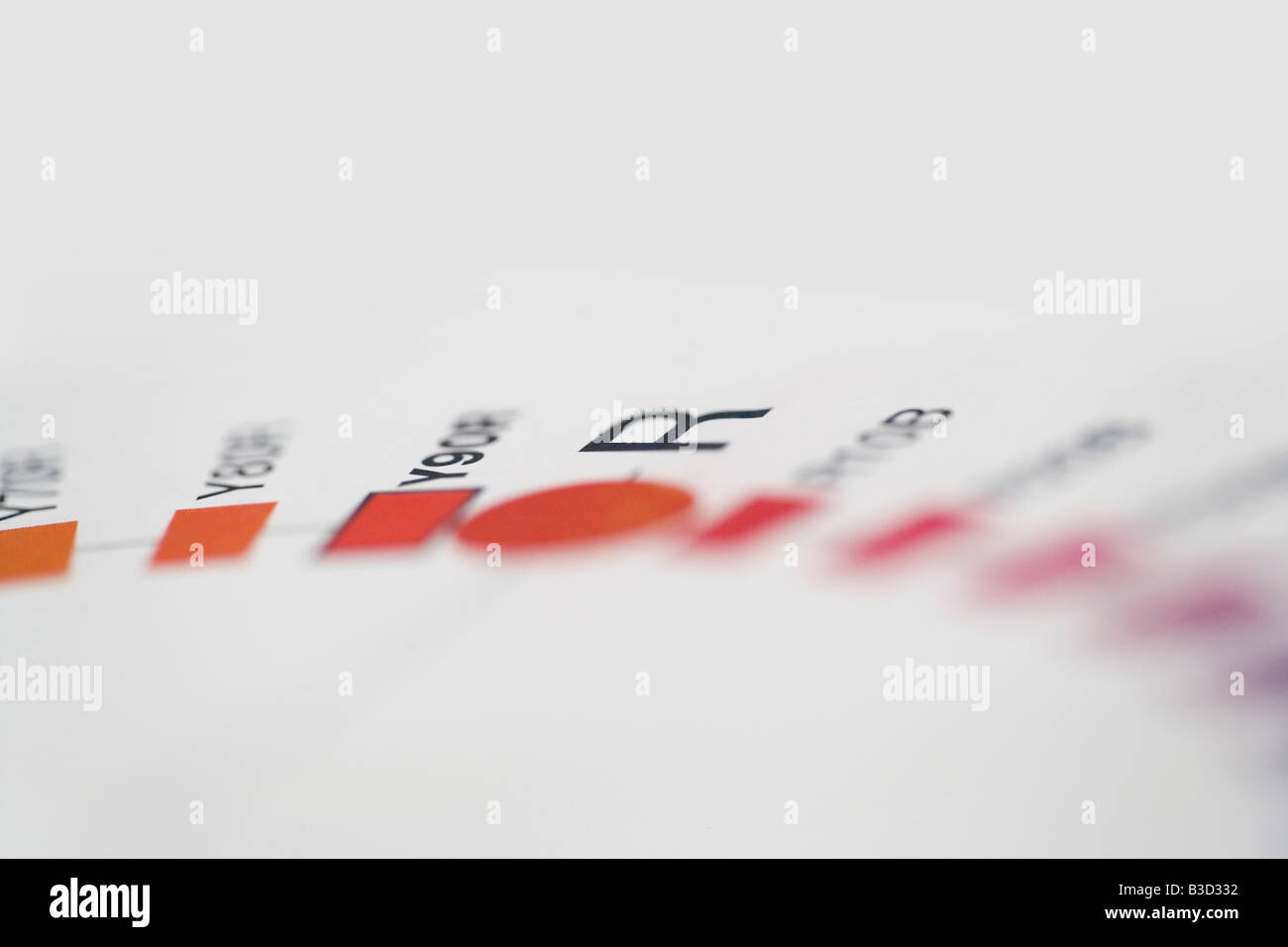 Paint colours charts hi-res stock photography and images - Alamy