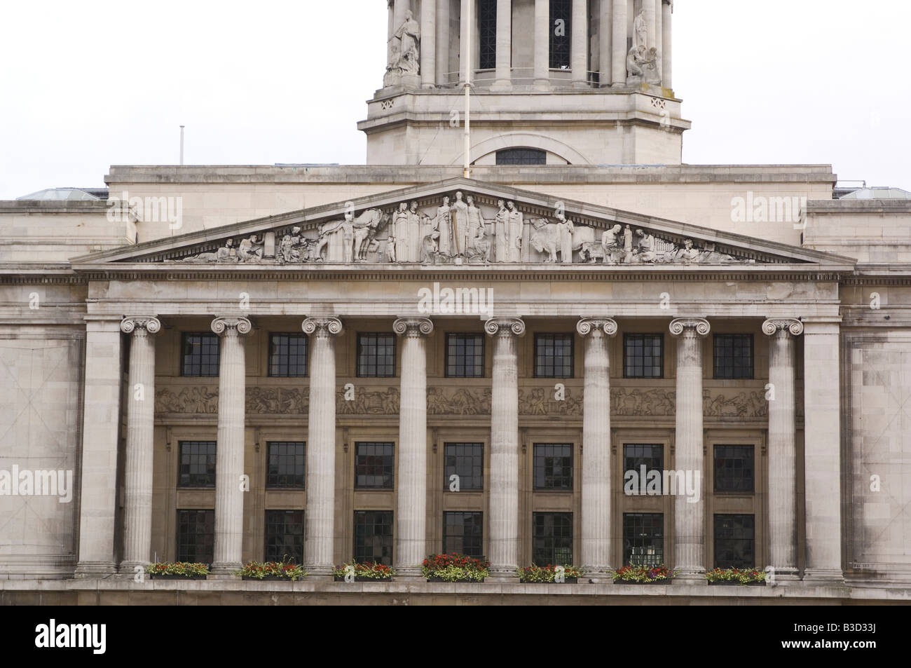 Nottingham town hall Stock Photo - Alamy