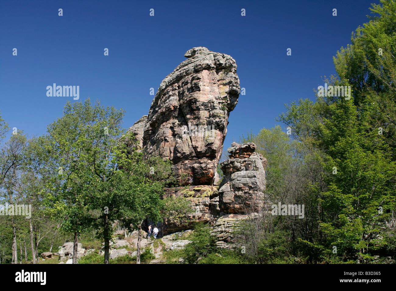 Ship Rock one of central Wisconsin s castillated mounds Stock Photo - Alamy