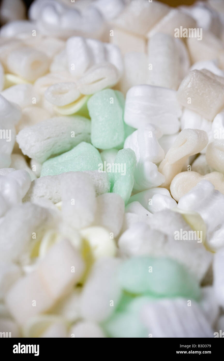 Syrofoam packing, full frame Stock Photo - Alamy