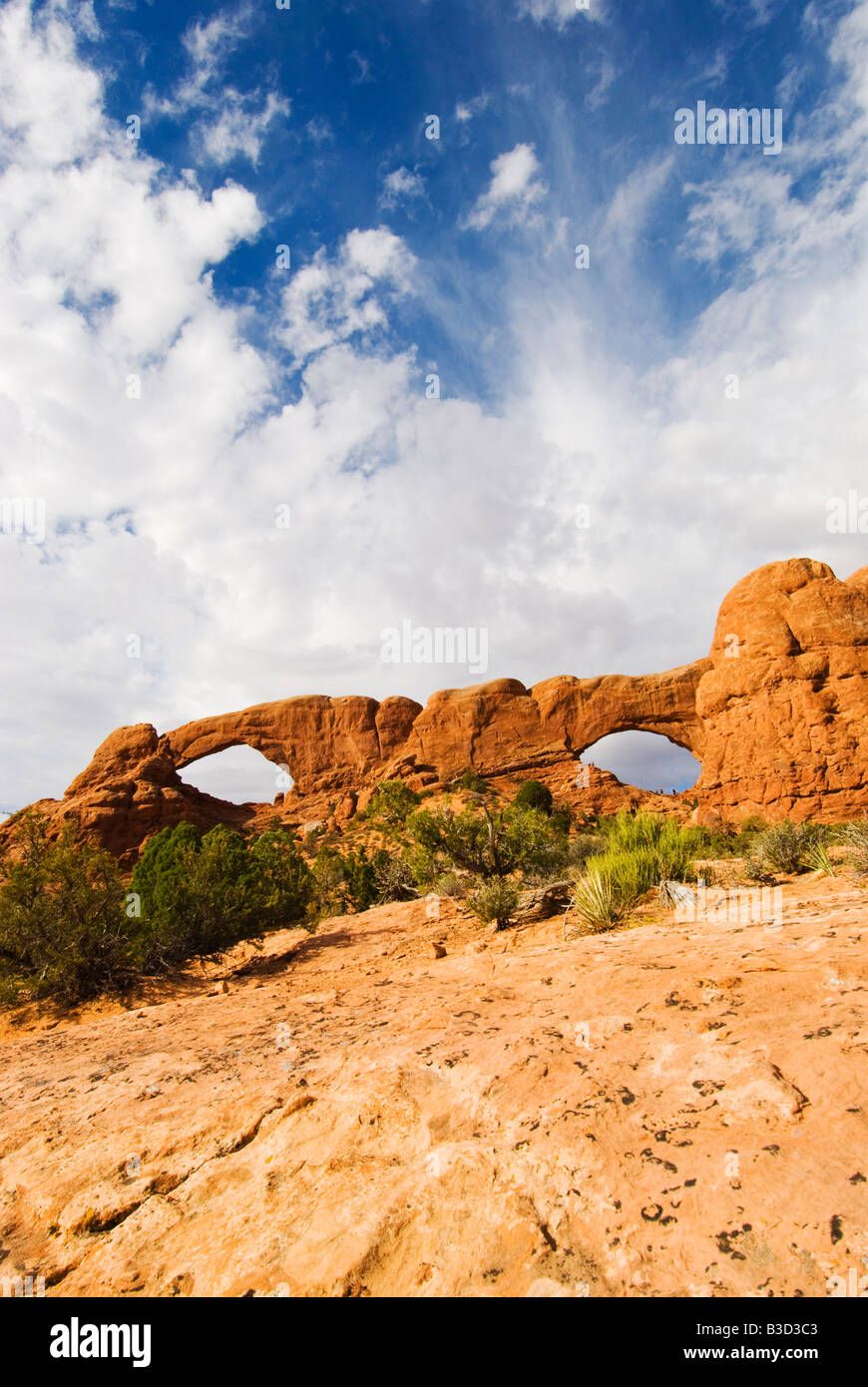 The Windows Arches National Park Utah Stock Photo - Alamy
