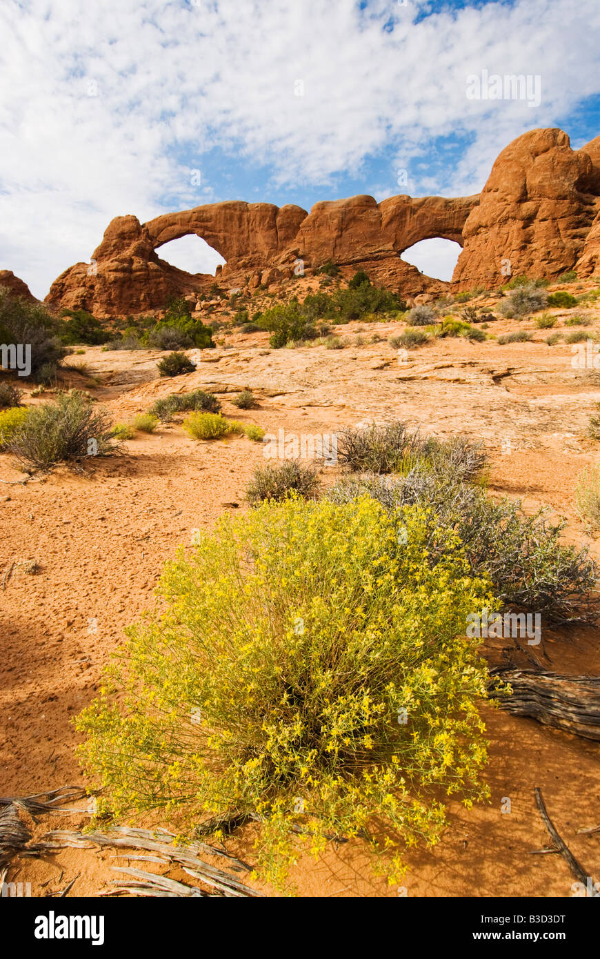 The Windows Arches National Park Utah Stock Photo - Alamy