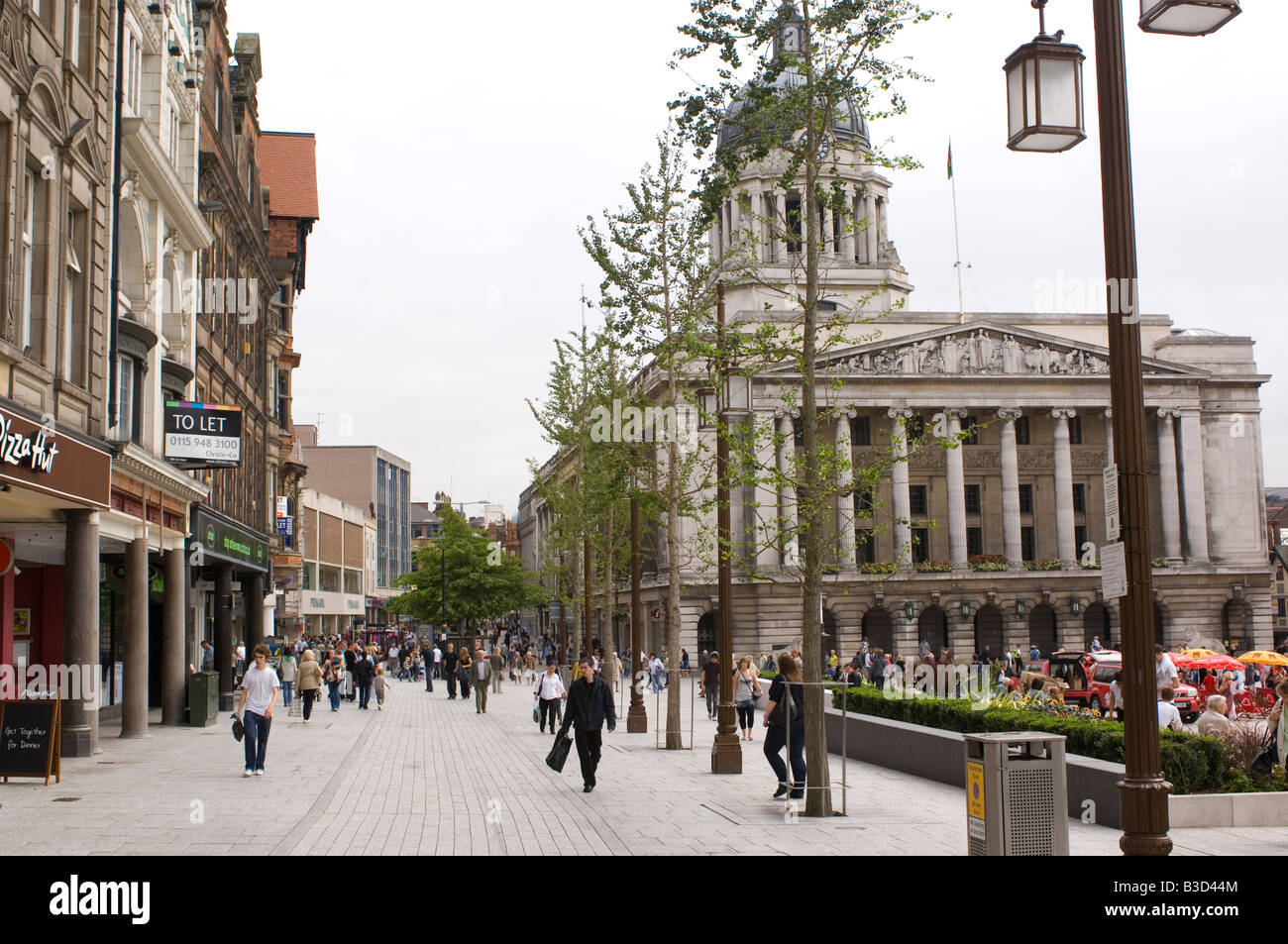 Nottingham town hall Stock Photo - Alamy