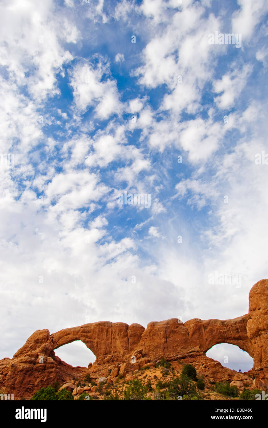 The Windows Arches National Park Utah Stock Photo - Alamy