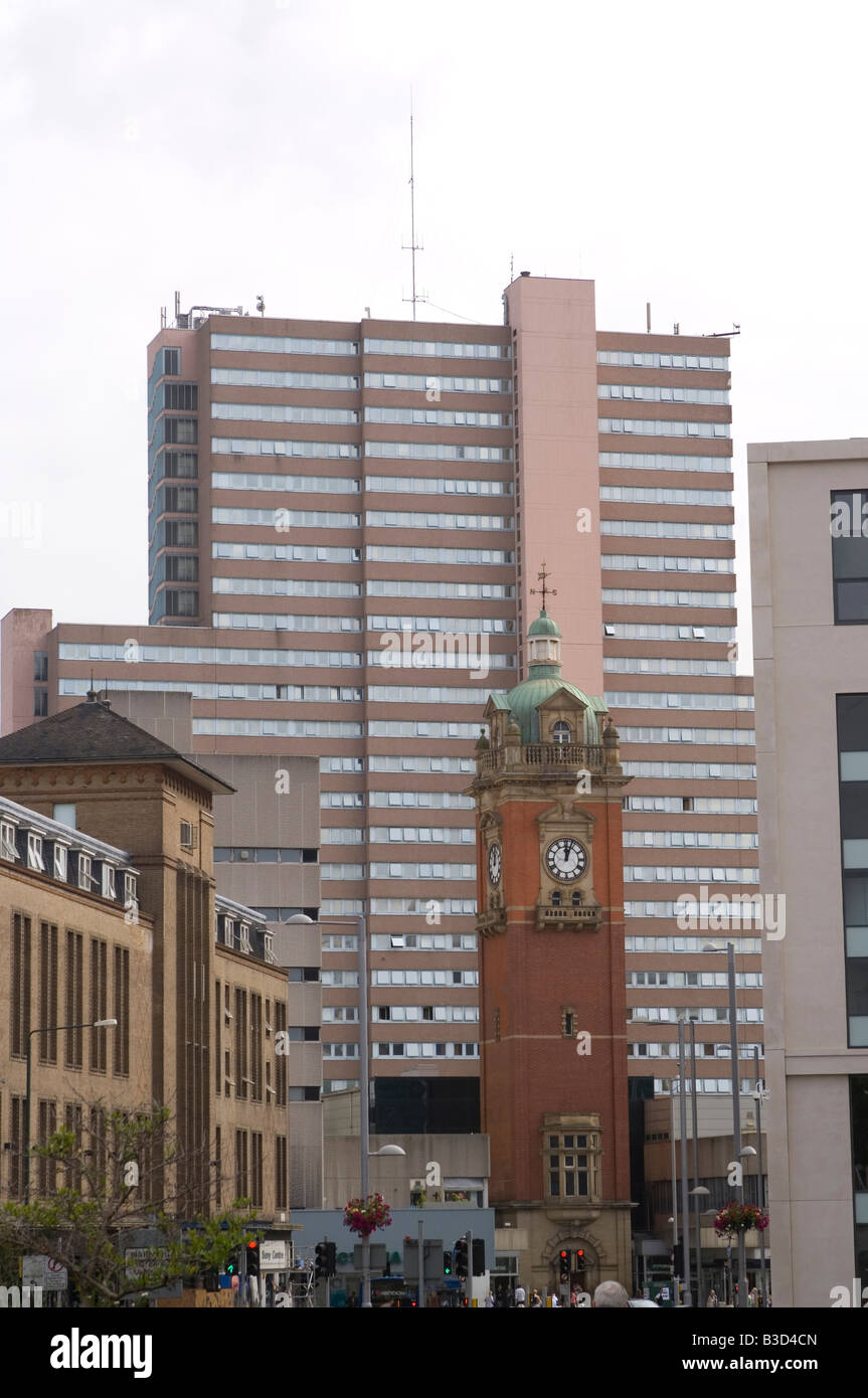 Nottingham city centre buildings Stock Photo - Alamy