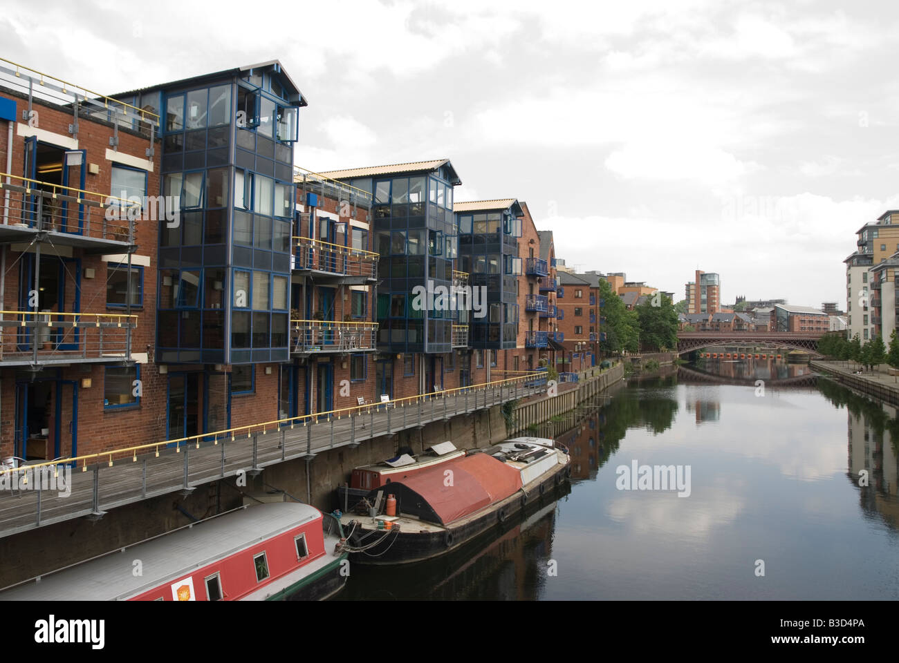 River Aire, Leeds City Centre Stock Photo - Alamy