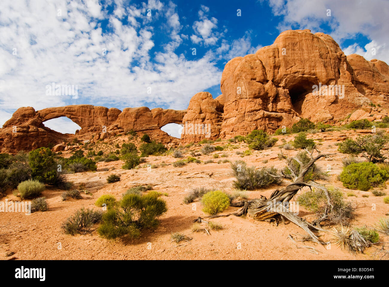 The Windows Arches National Park Utah Stock Photo - Alamy