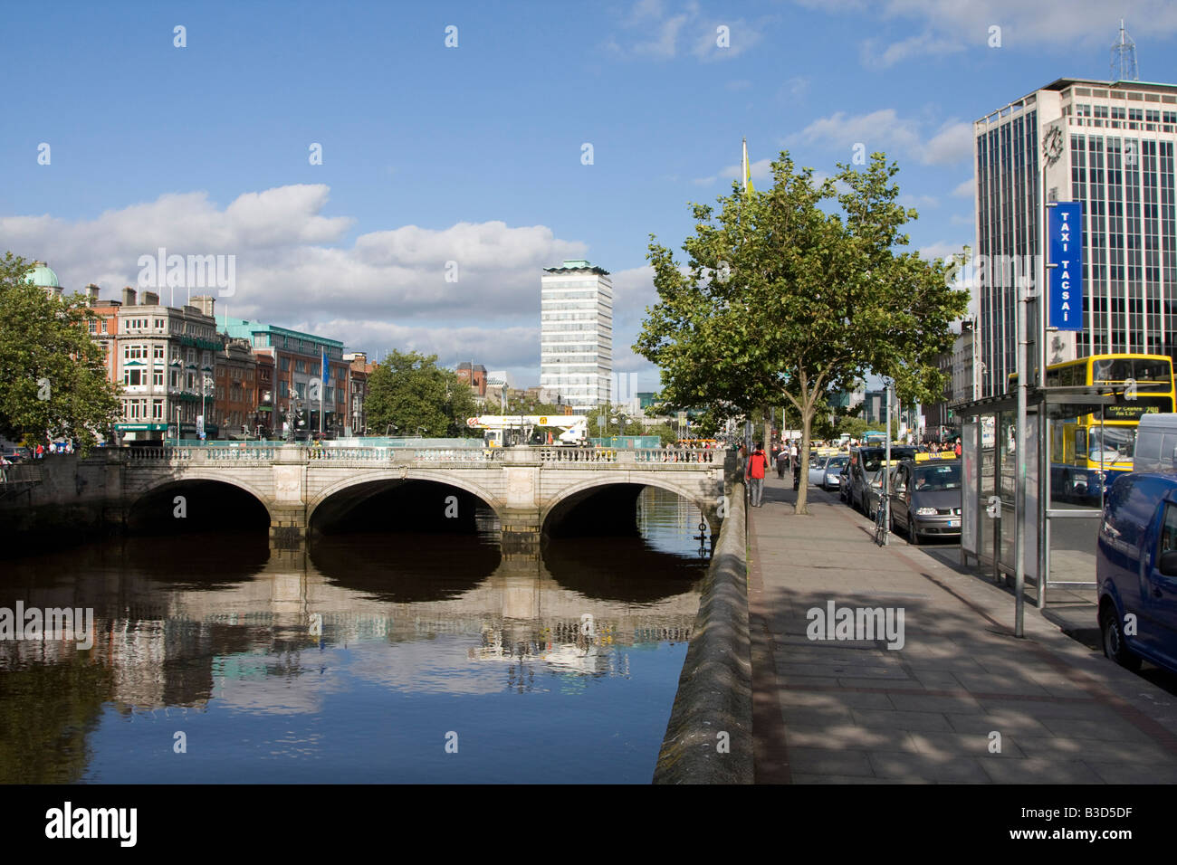 o'connell bridge Dublin City Centre Ireland Irish Republic EIRE Stock ...