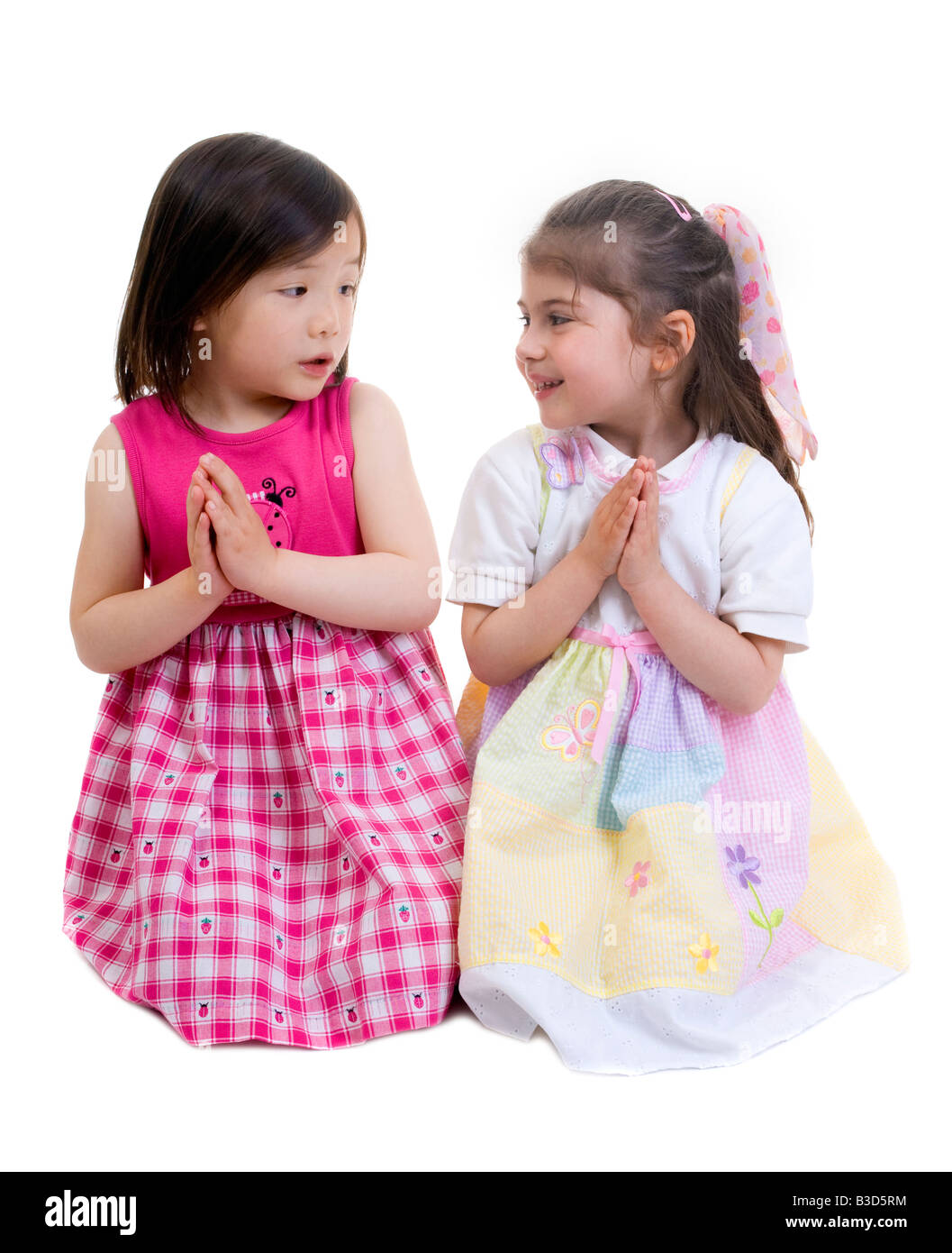 Kneeling to pray Cut Out Stock Images & Pictures - Alamy