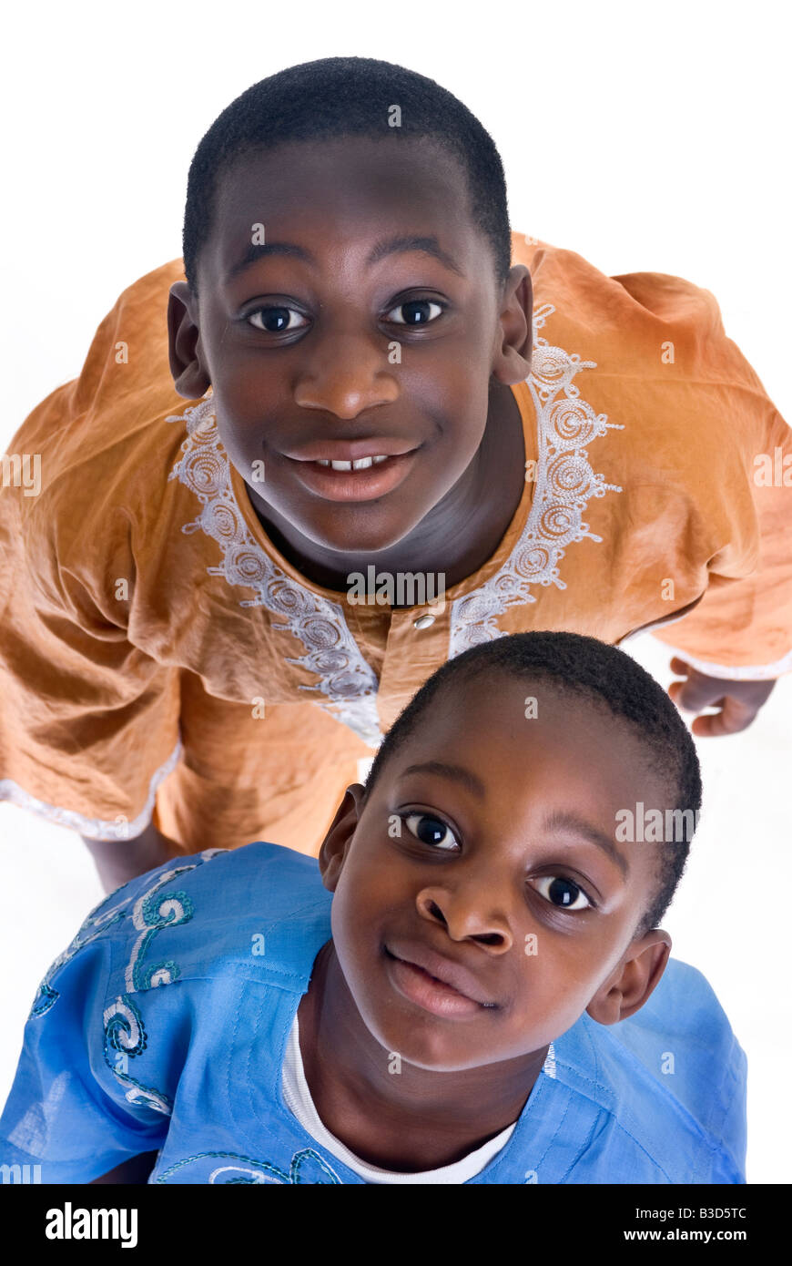 Two african american brothers in native dress Stock Photo - Alamy