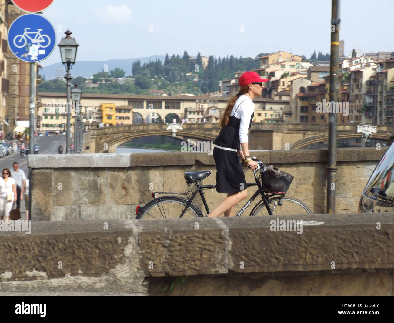 scene in florence, italy Stock Photo - Alamy