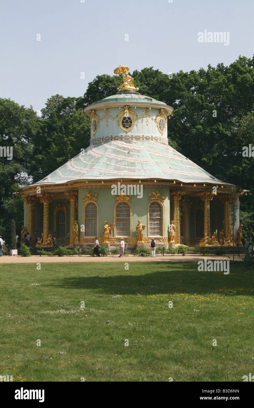 Chinese House Tea pavillion Potsdam Germany May 2008 Stock Photo - Alamy