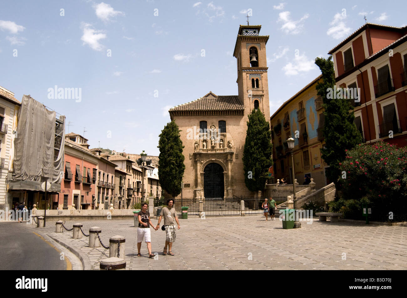 Church of Santa Ana, Granada Spain Stock Photo - Alamy