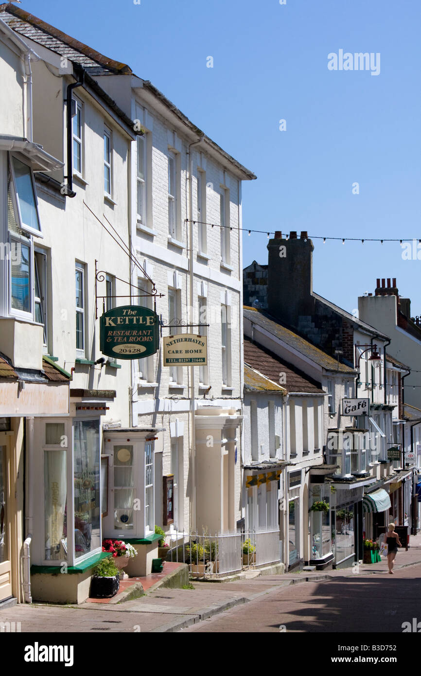 Devon street scene hi-res stock photography and images - Alamy