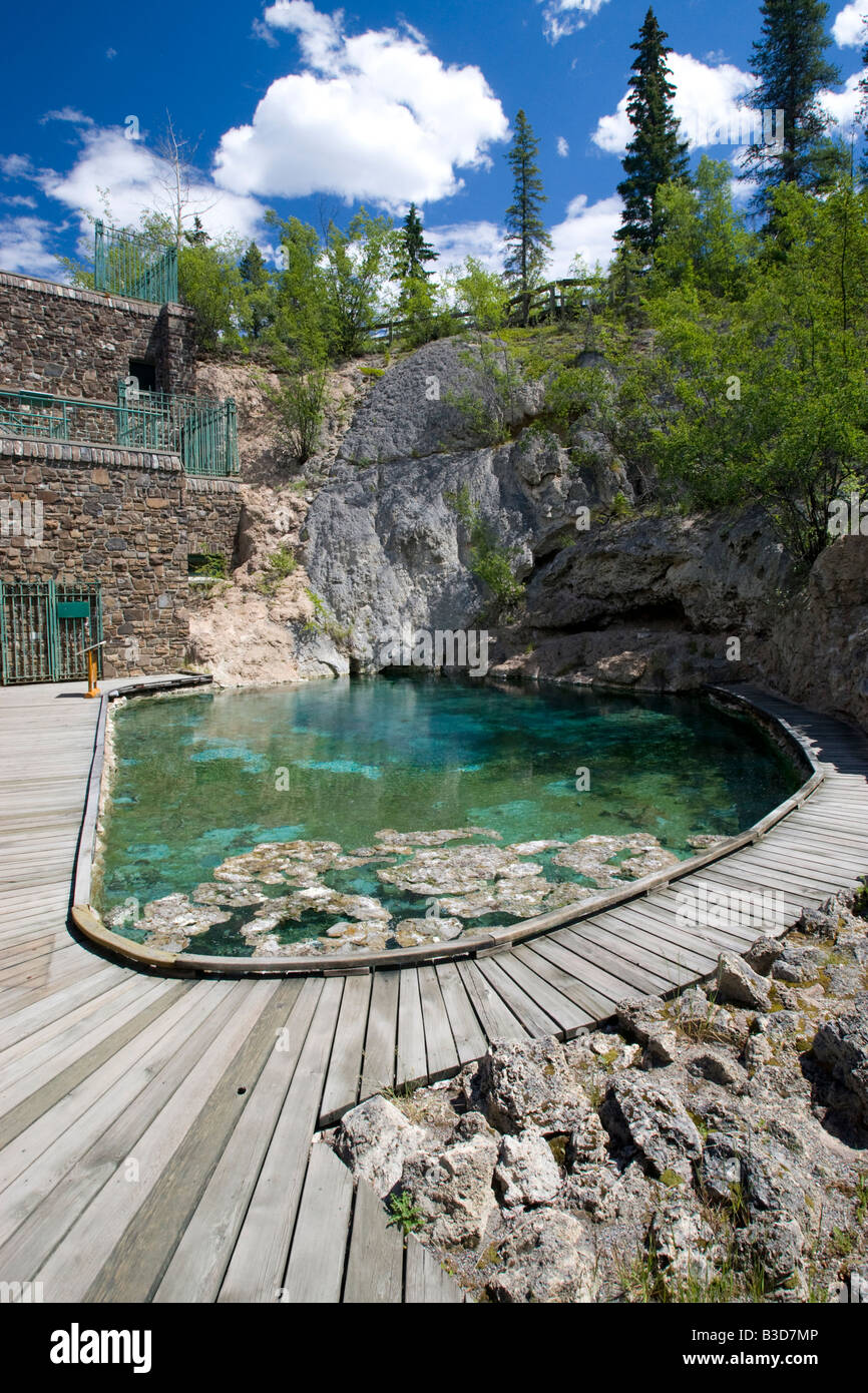 Banff national park canada hot spring hi-res stock photography and ...