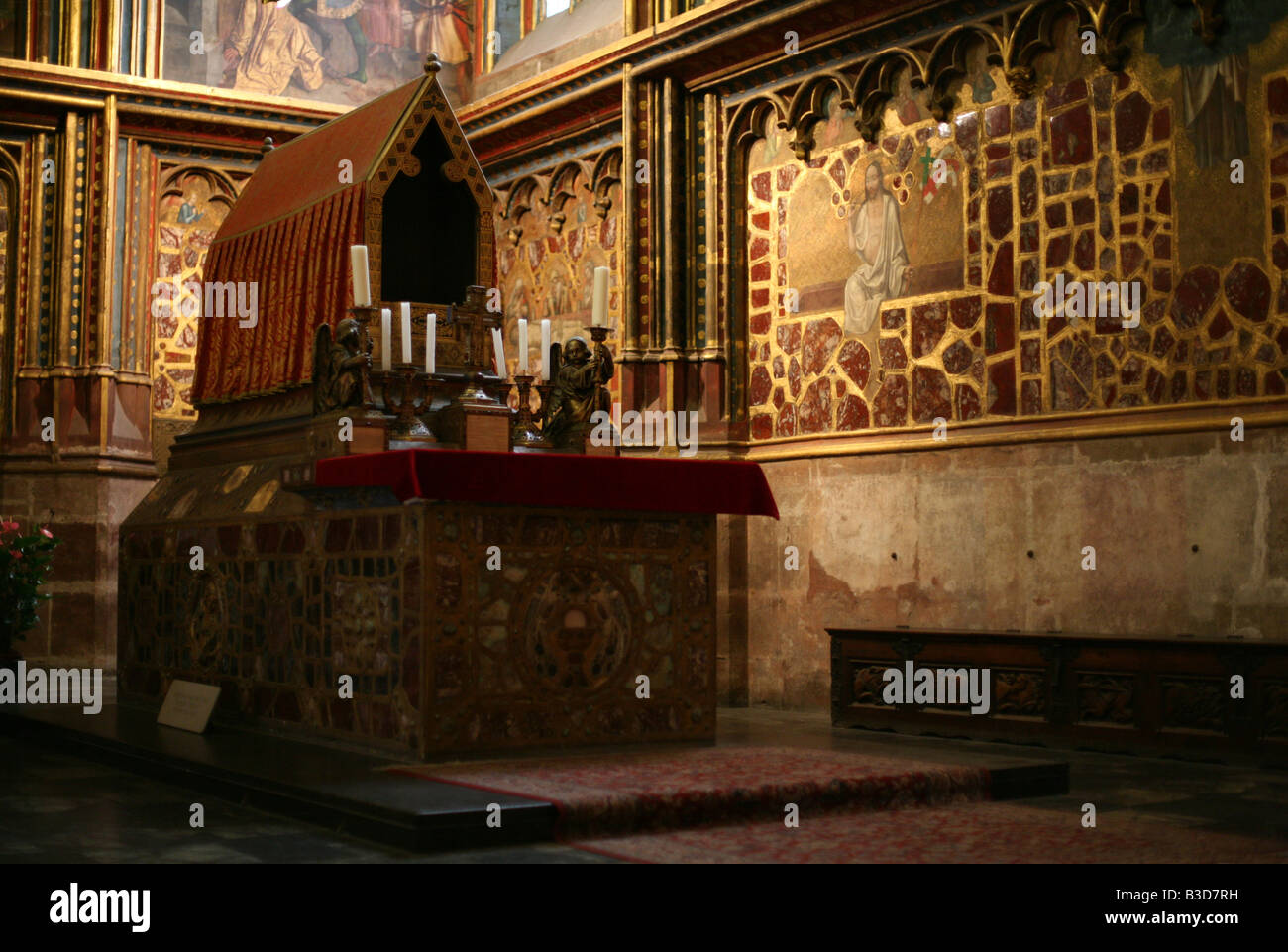 Relics of Saint Wenceslas of Bohemia in St Vitus Cathedral at the ...