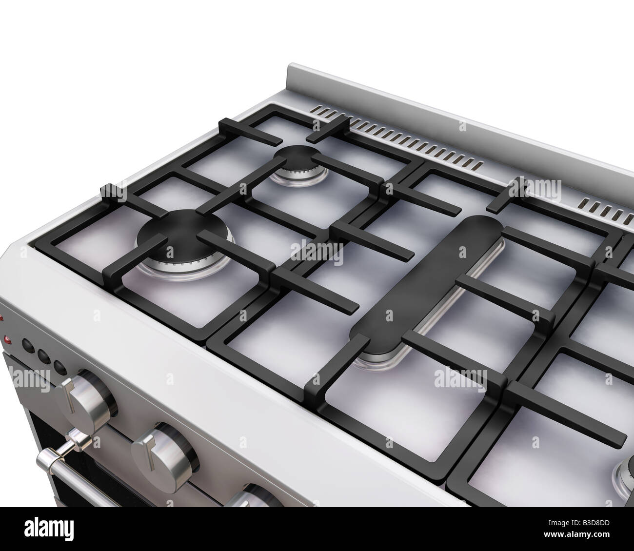 3D render of a close up of an oven Stock Photo - Alamy