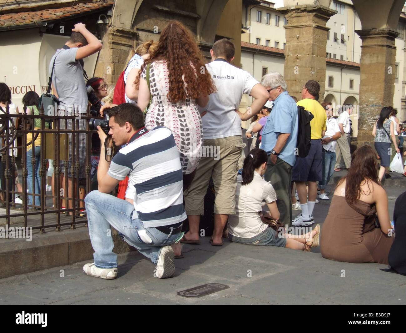 scene in florence, italy Stock Photo - Alamy
