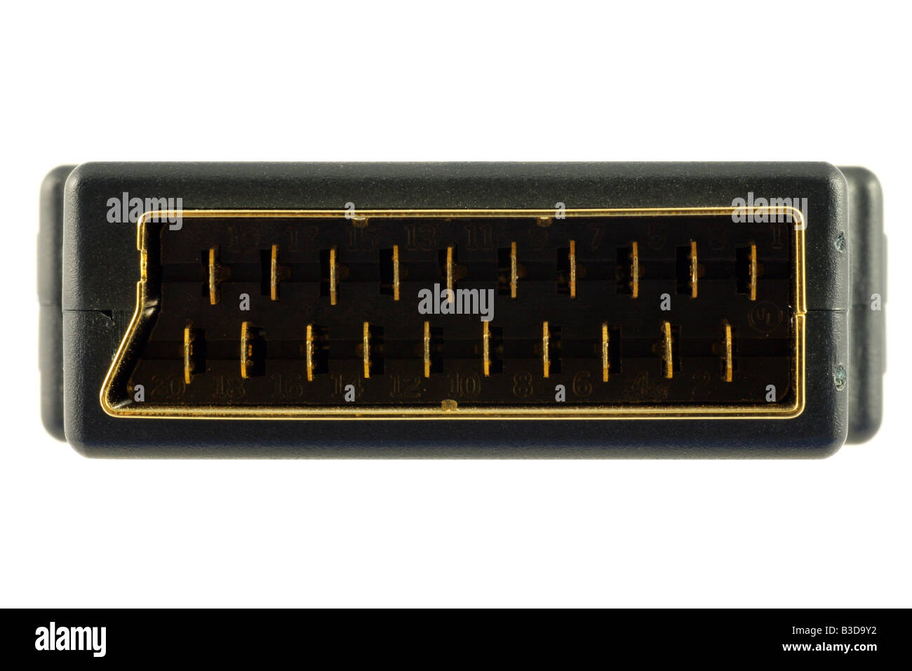 Tv scart connection Cut Out Stock Images & Pictures - Alamy