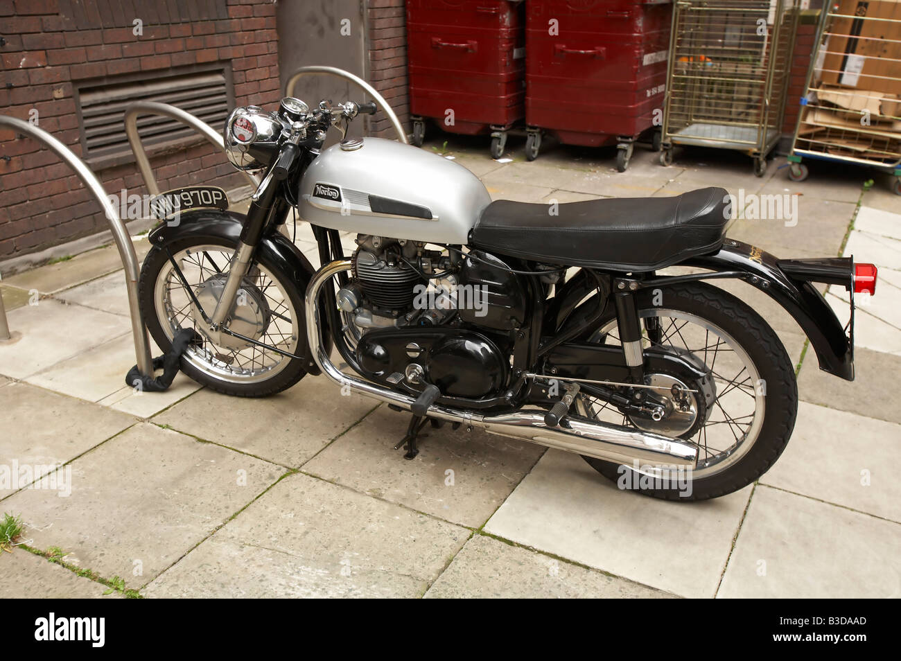 Classic Norton motorcycle Stock Photo - Alamy