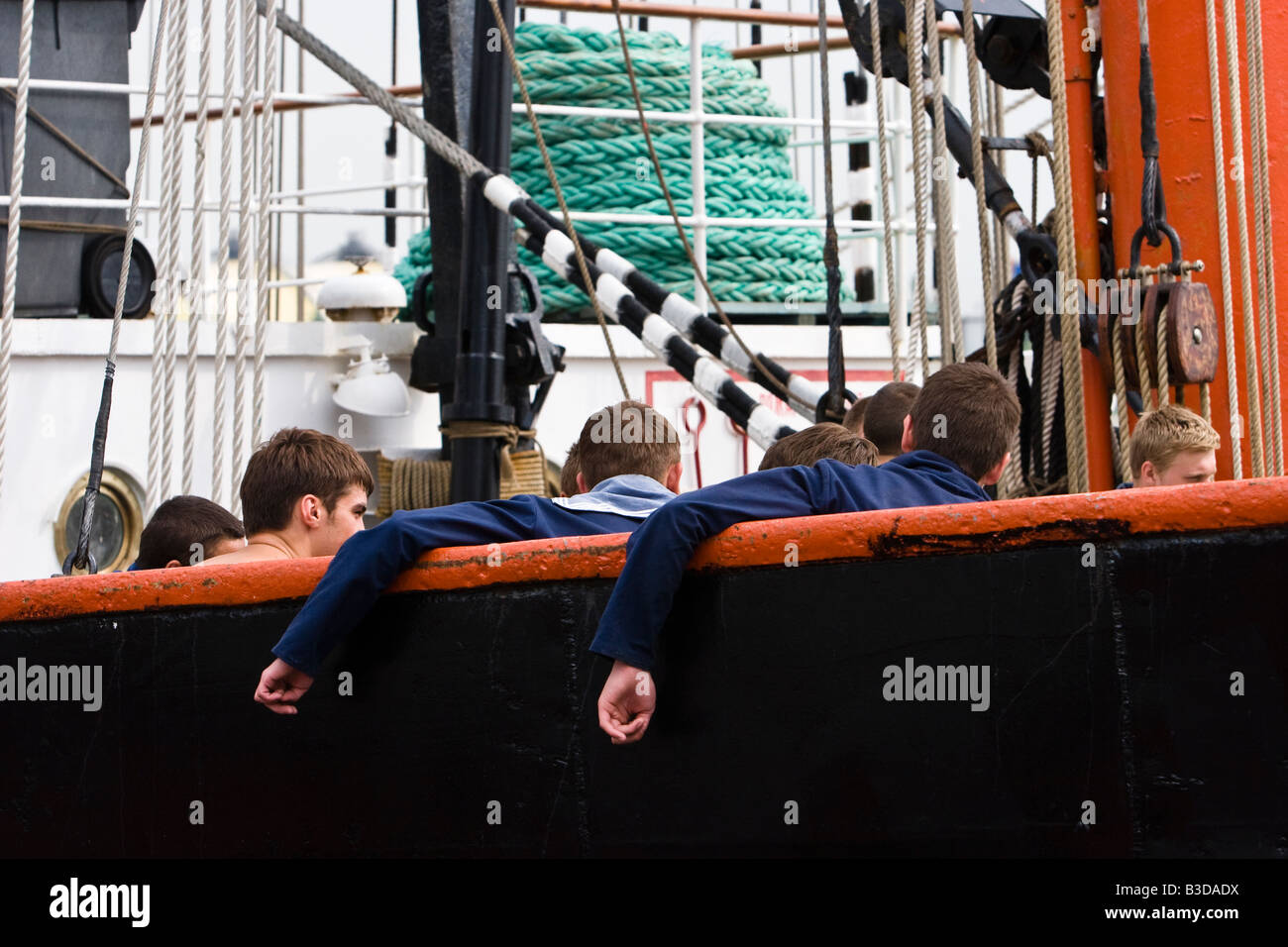 The Sedov, the largest tall ship in the world, moored during Cruise ...