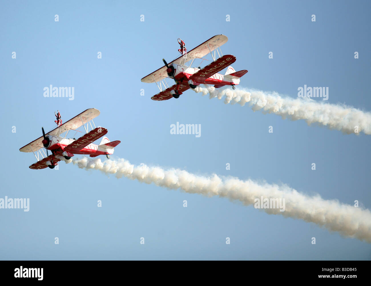 Team Guinot air display team, the world's only formation wingwalkers ...