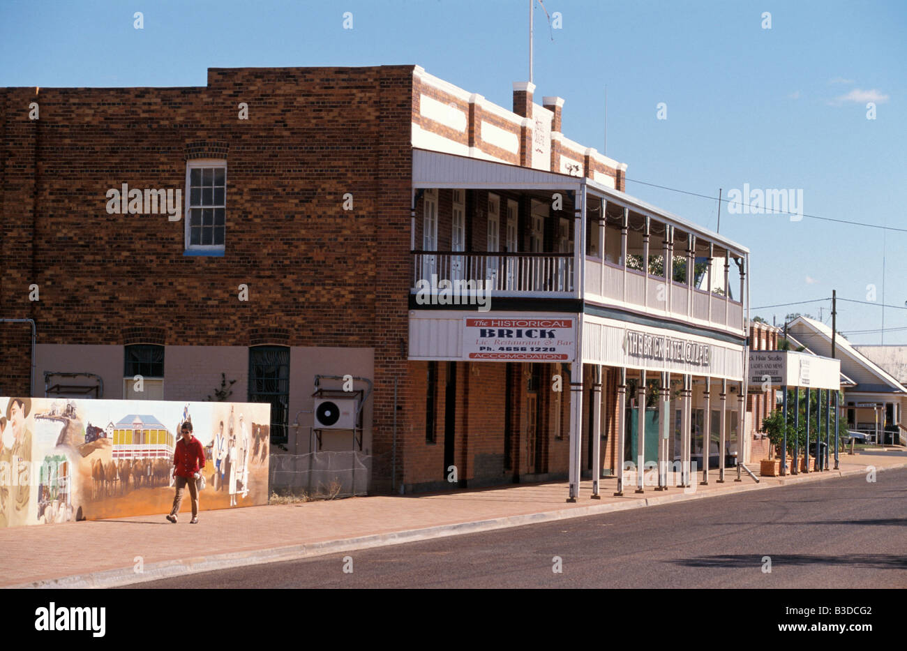 The Brick Hotel Quilpie Queensland Australia Stock Photo - Alamy