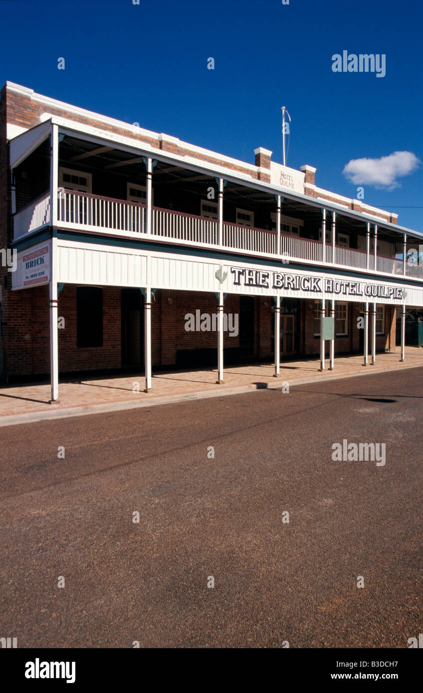 The Brick Hotel Quilpie Queensland Australia Stock Photo - Alamy
